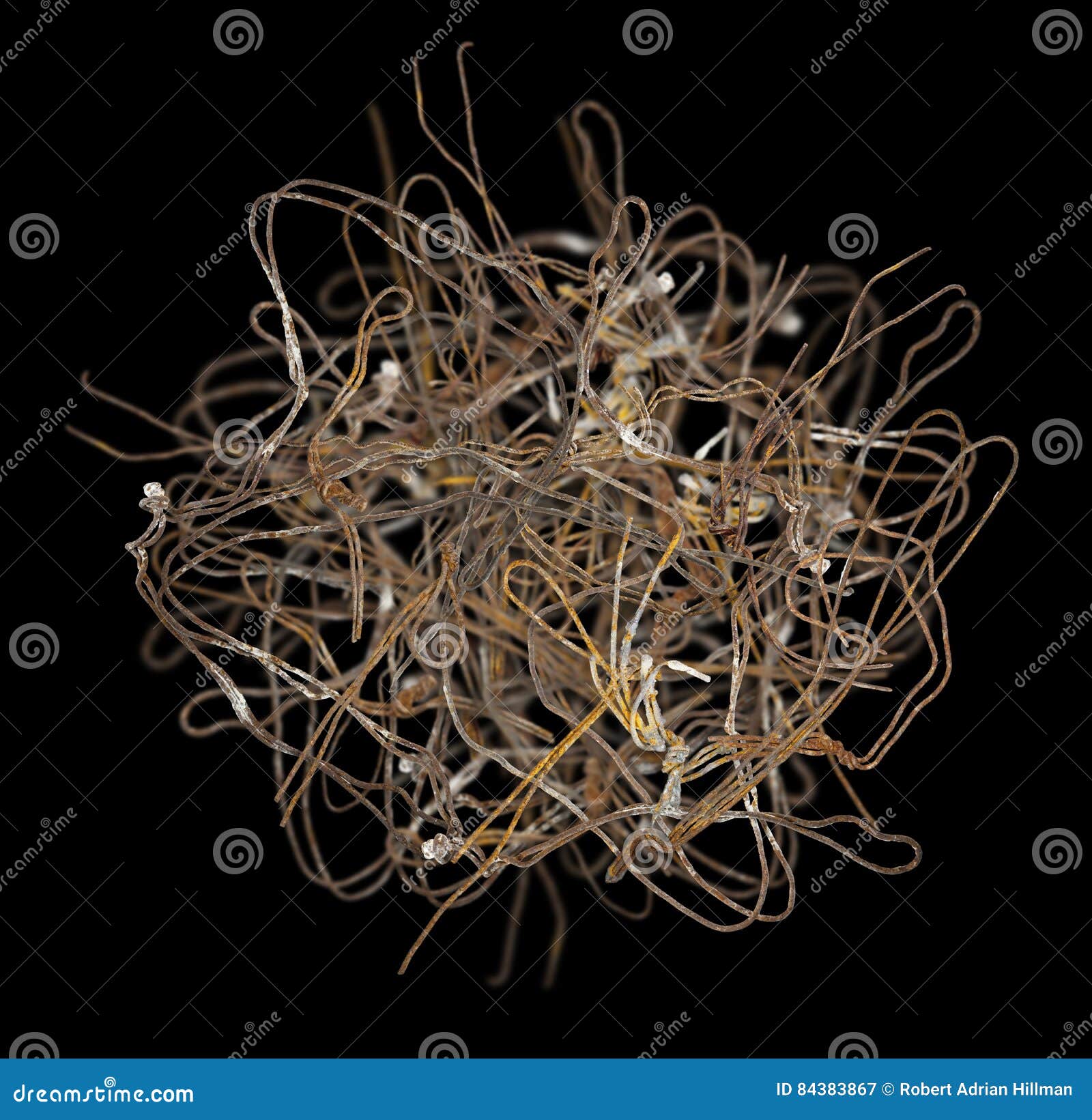 Rusty wire ball stock image. Image of worn, black, wire - 84383867
