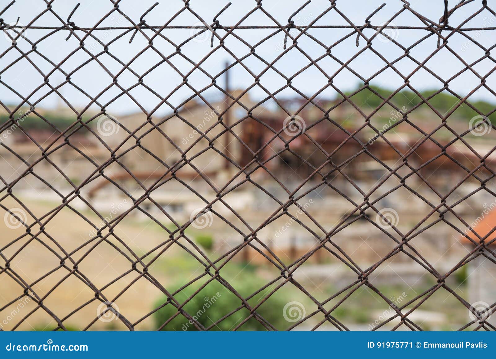 Rusty wire mesh stock image. Image of metal, wire, silver - 91975771