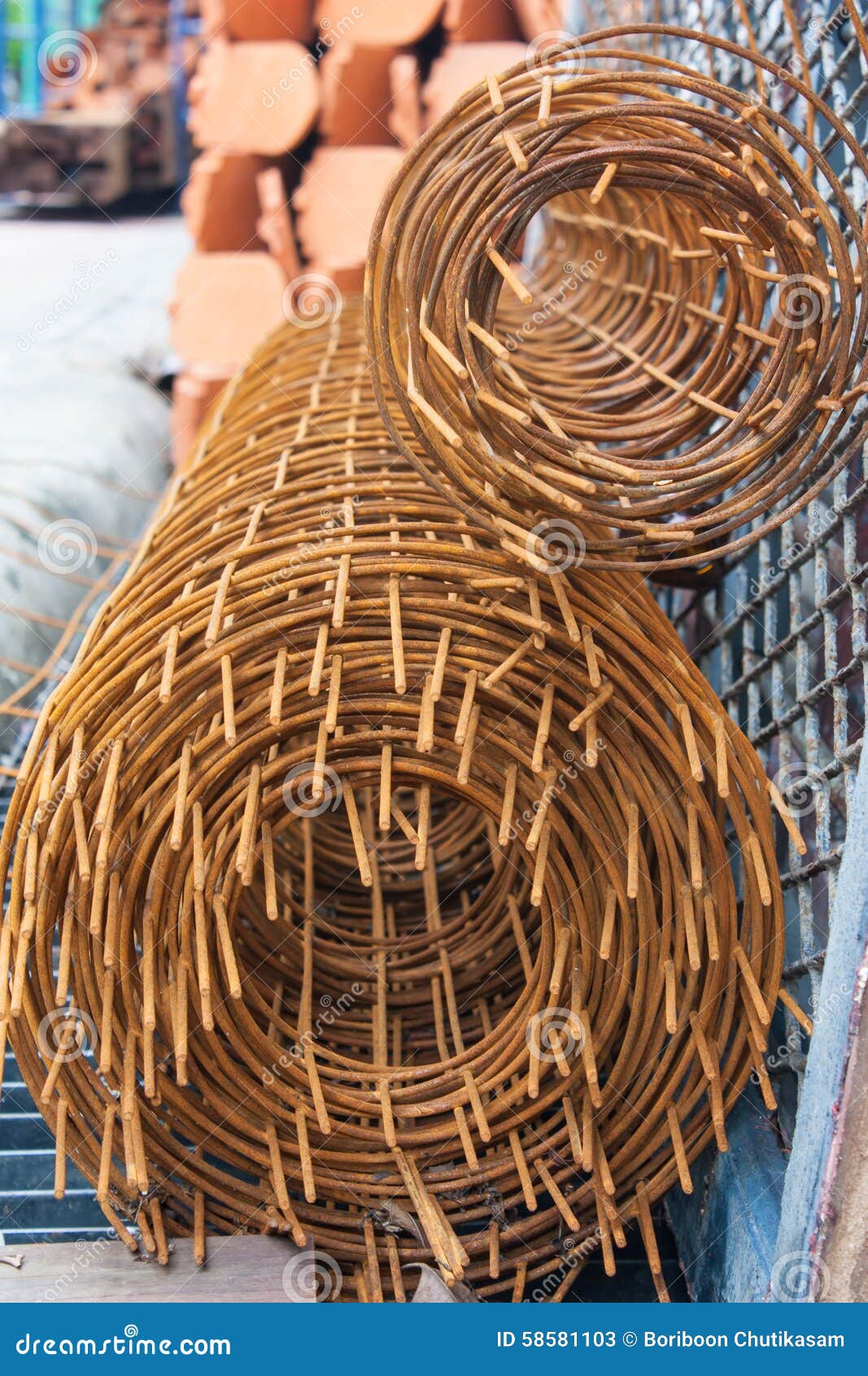 Rusty Wire stock image. Image of rusty, pattern, abstract - 58581103