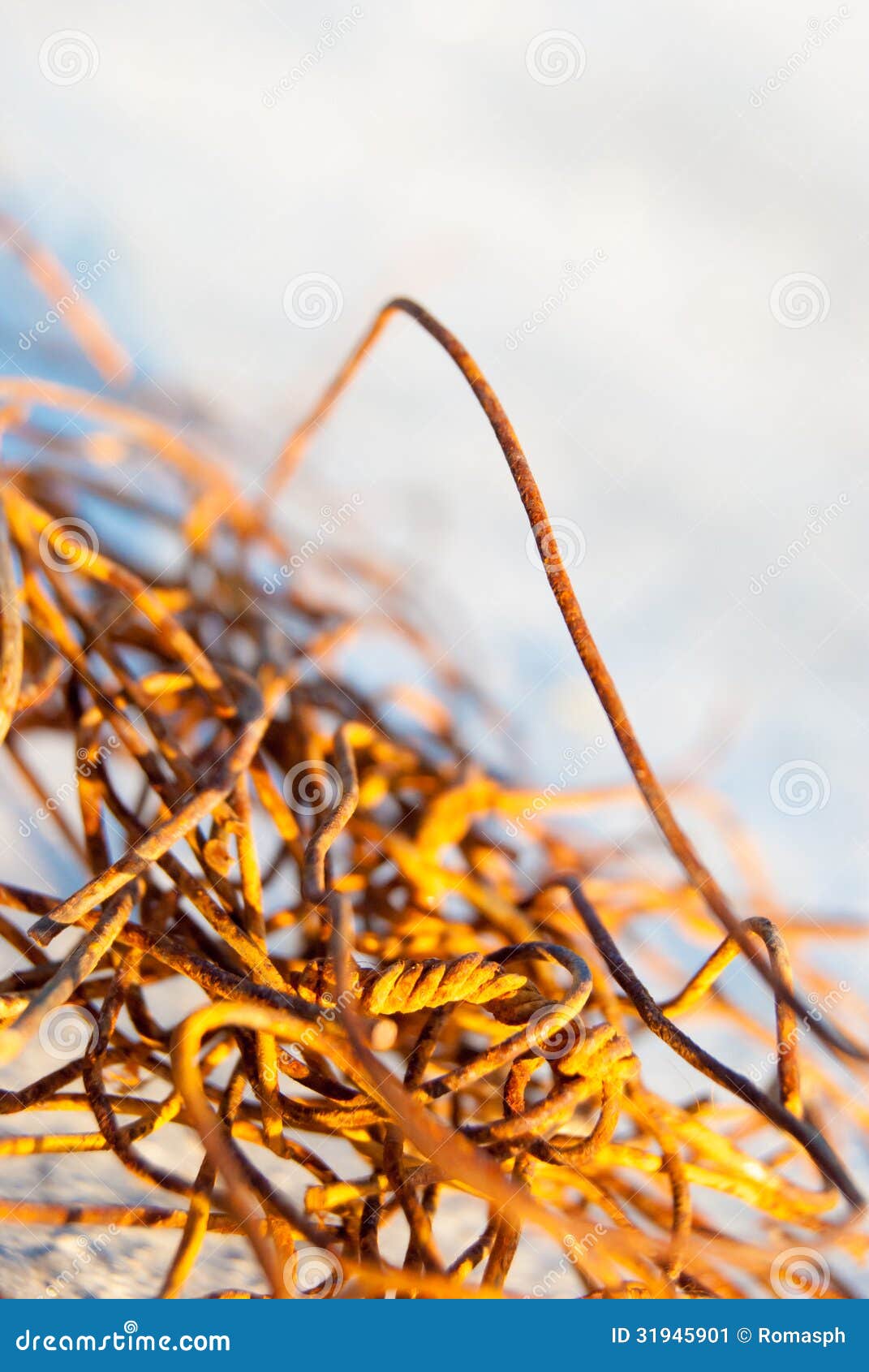 Rusty wire stock image. Image of construction, abstract - 31945901