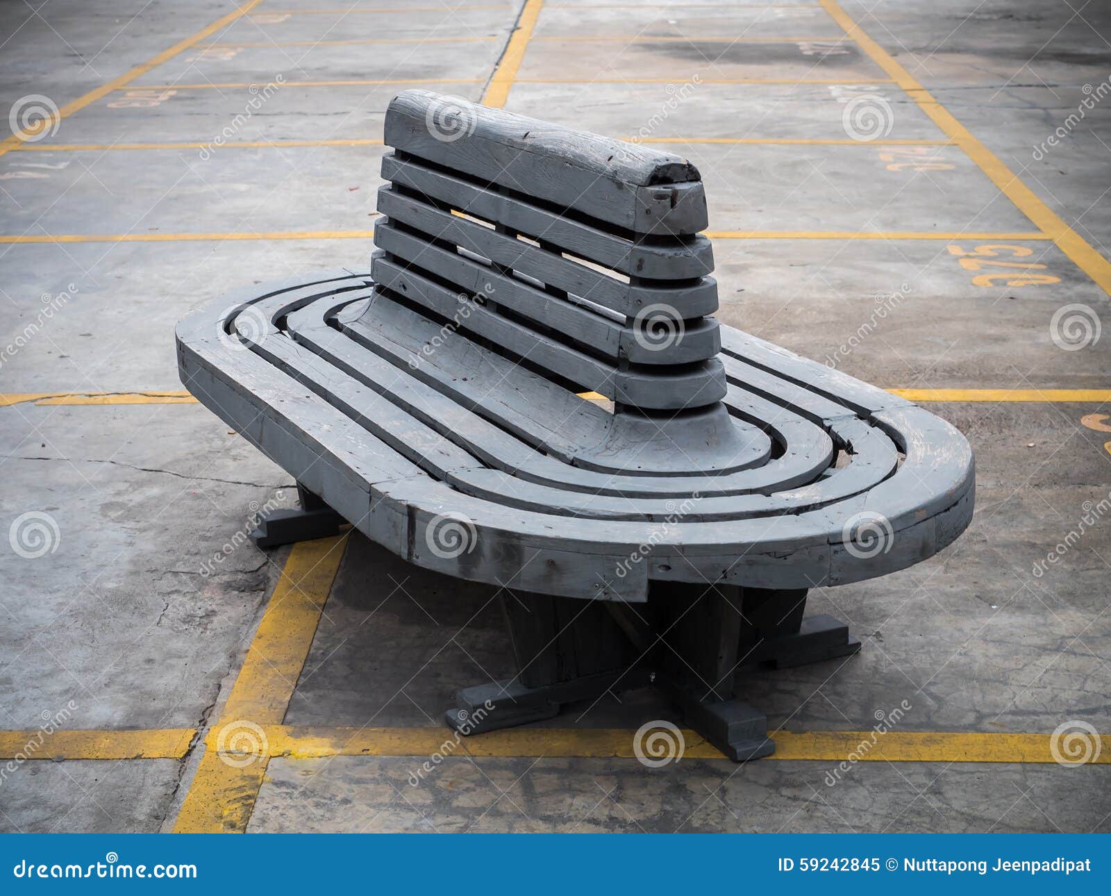 Rusty Wooden bench stock image. Image of sidewalk, bench - 59242845