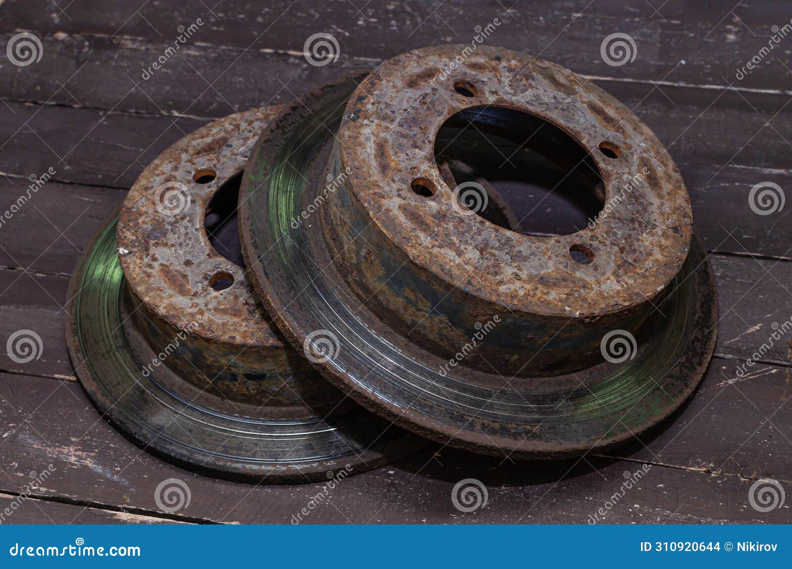 Rusty worn car brake disc stock photo. Image of caliper - 310920644