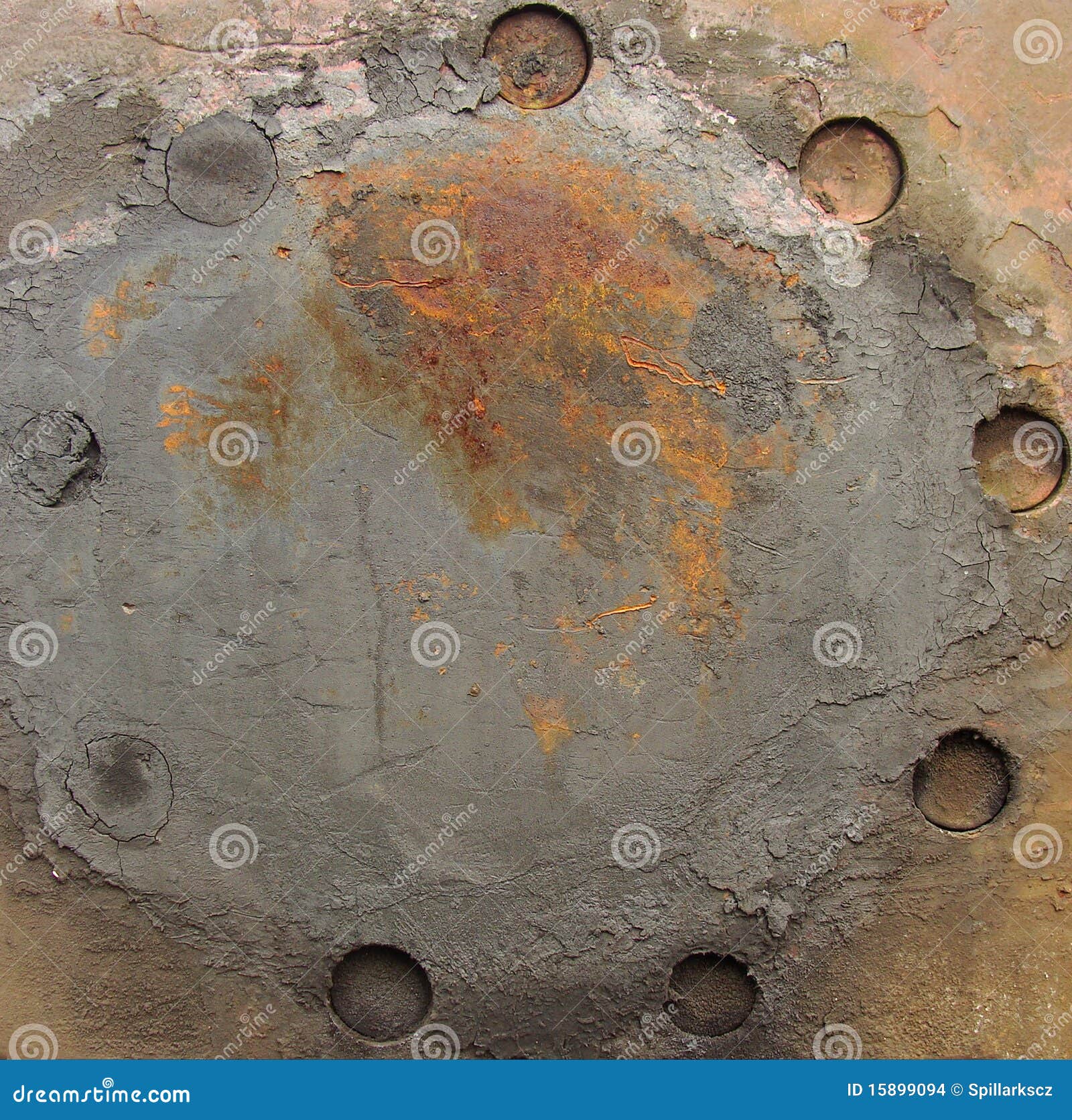 Rusty worn iron with holes stock photo. Image of dark - 15899094