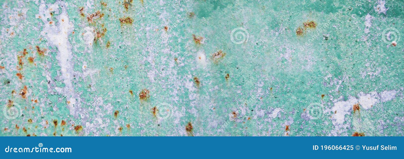 Rusty and Worn Metal Layer with Spilled Paint Stock Image - Image of ...