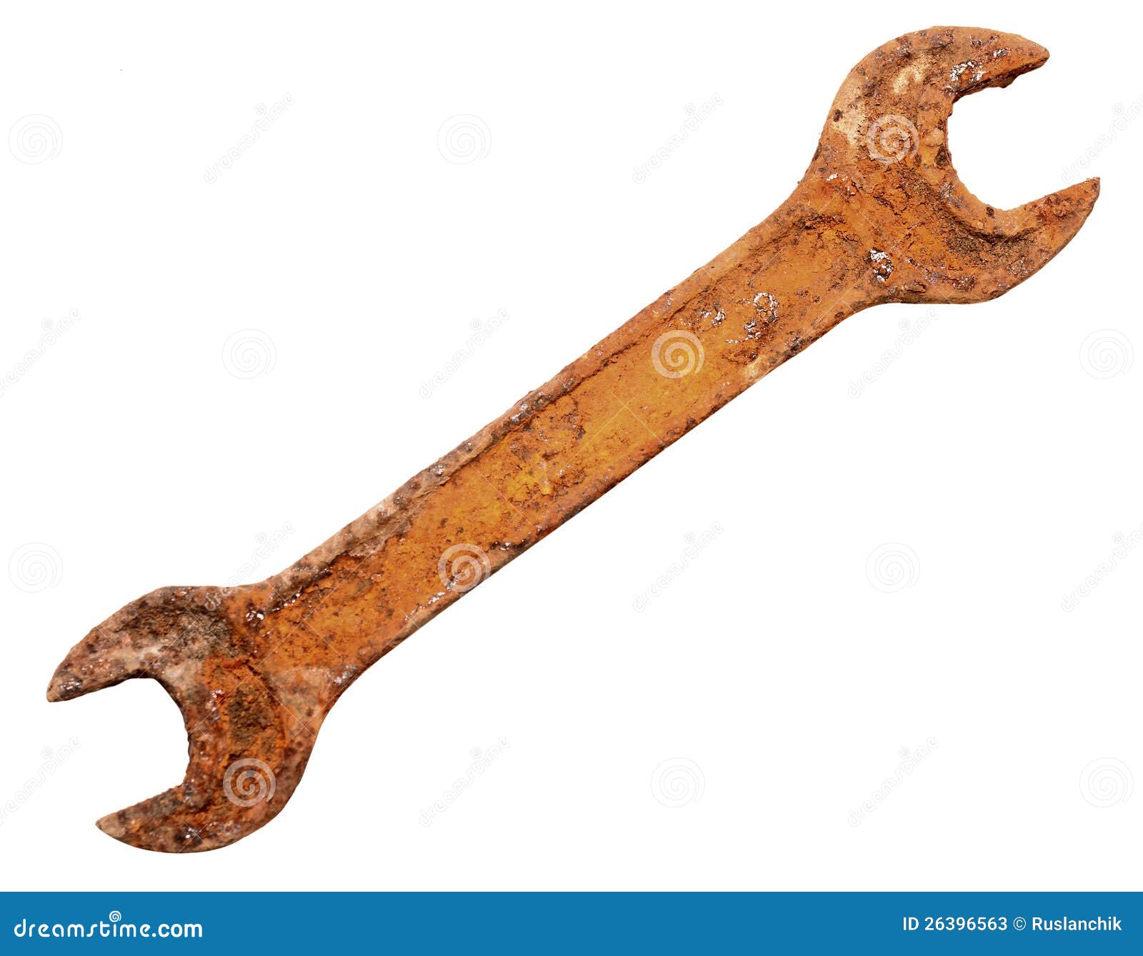 Rusty wrench stock image. Image of rusty, grungy, hardware - 26396563