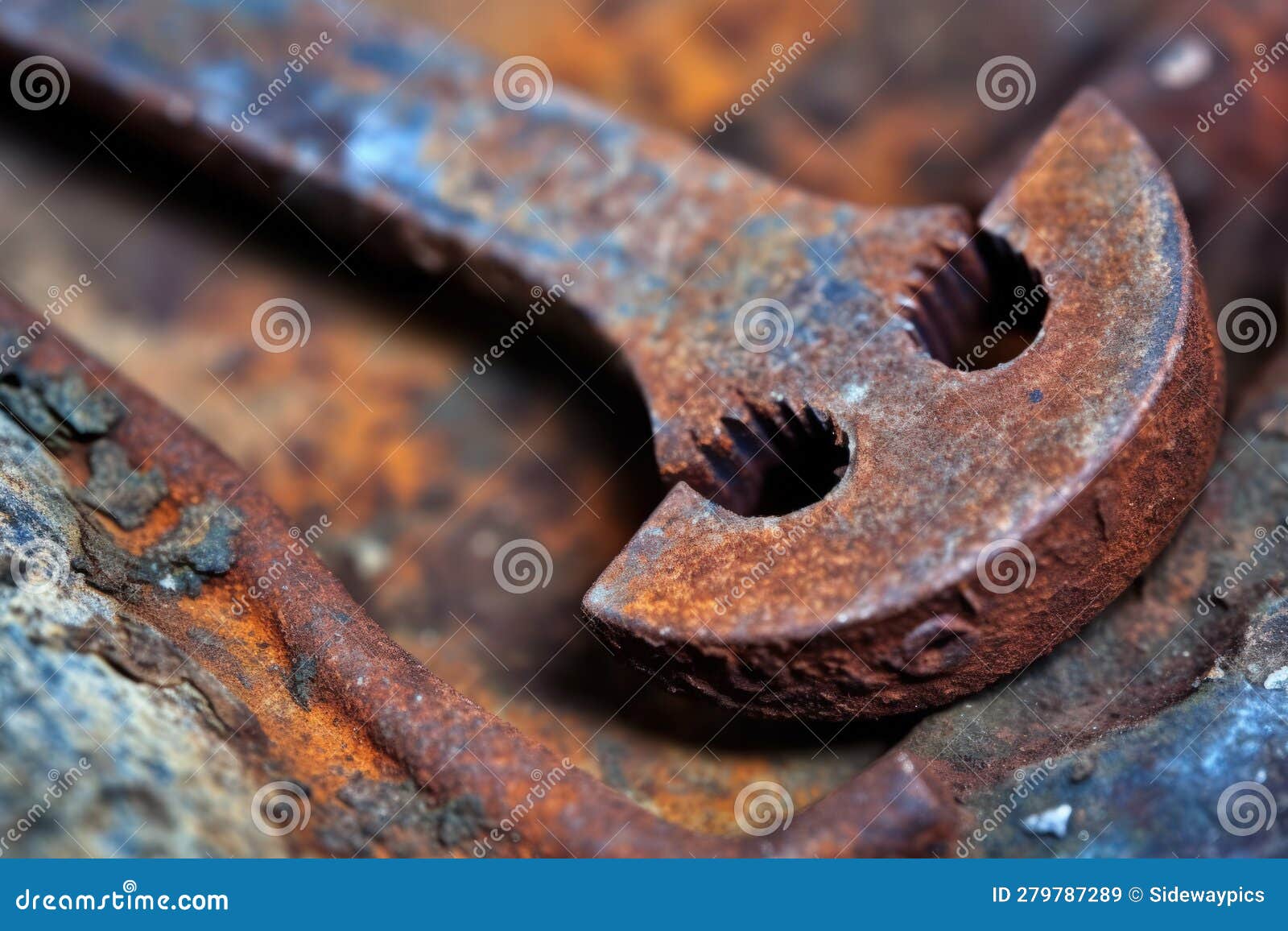 Rusty Wrench - Generative AI Stock Illustration - Illustration of ...