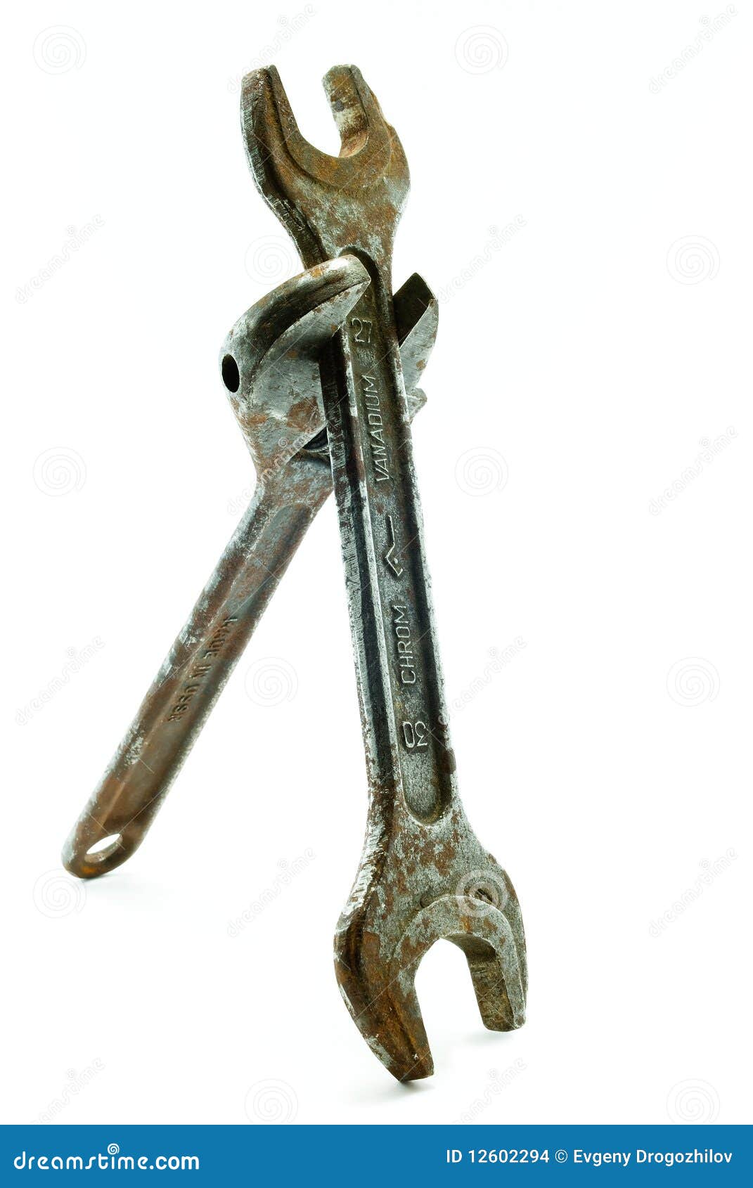 Rusty wrenches stock photo. Image of equipment, steel - 12602294
