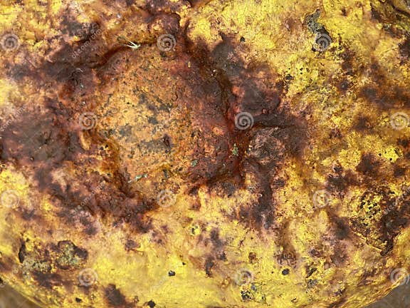 Rusty Yellow Metal Background for Design Stock Image - Image of ...