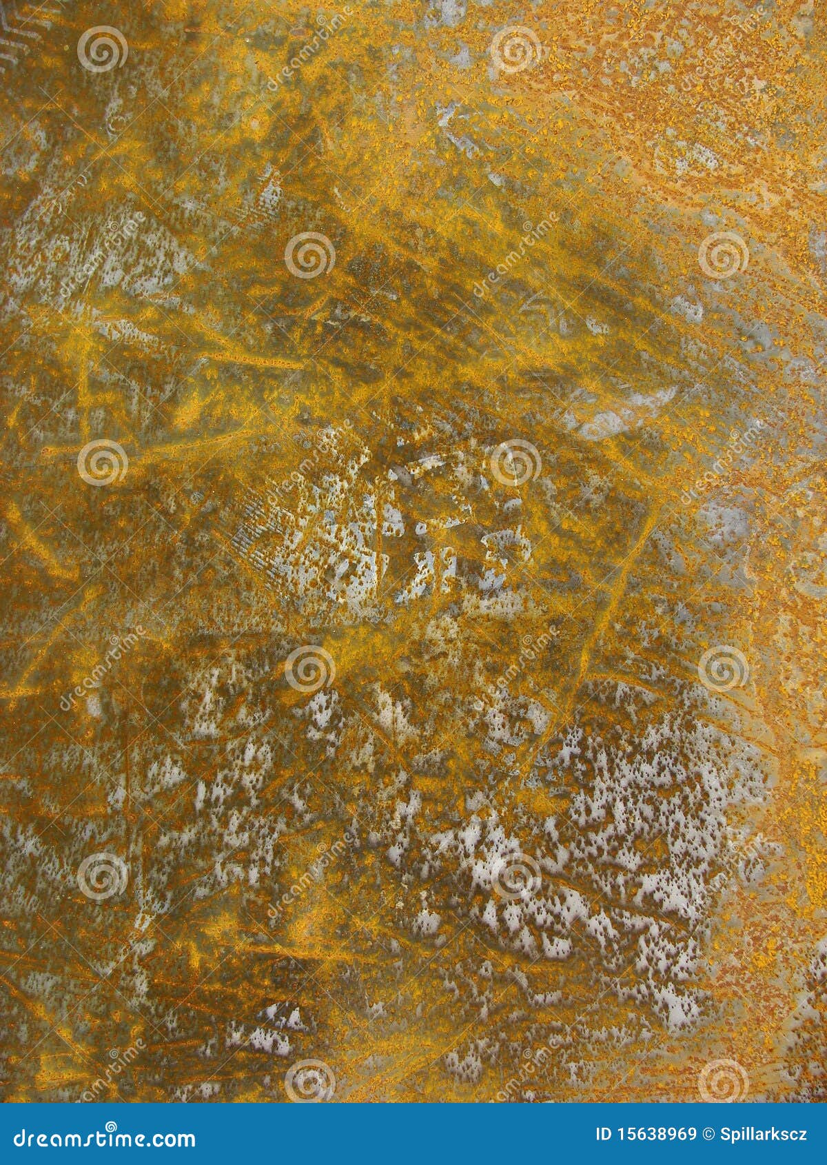 Rusty Yellow Orange Metal Steel Plate Stock Image - Image of border ...