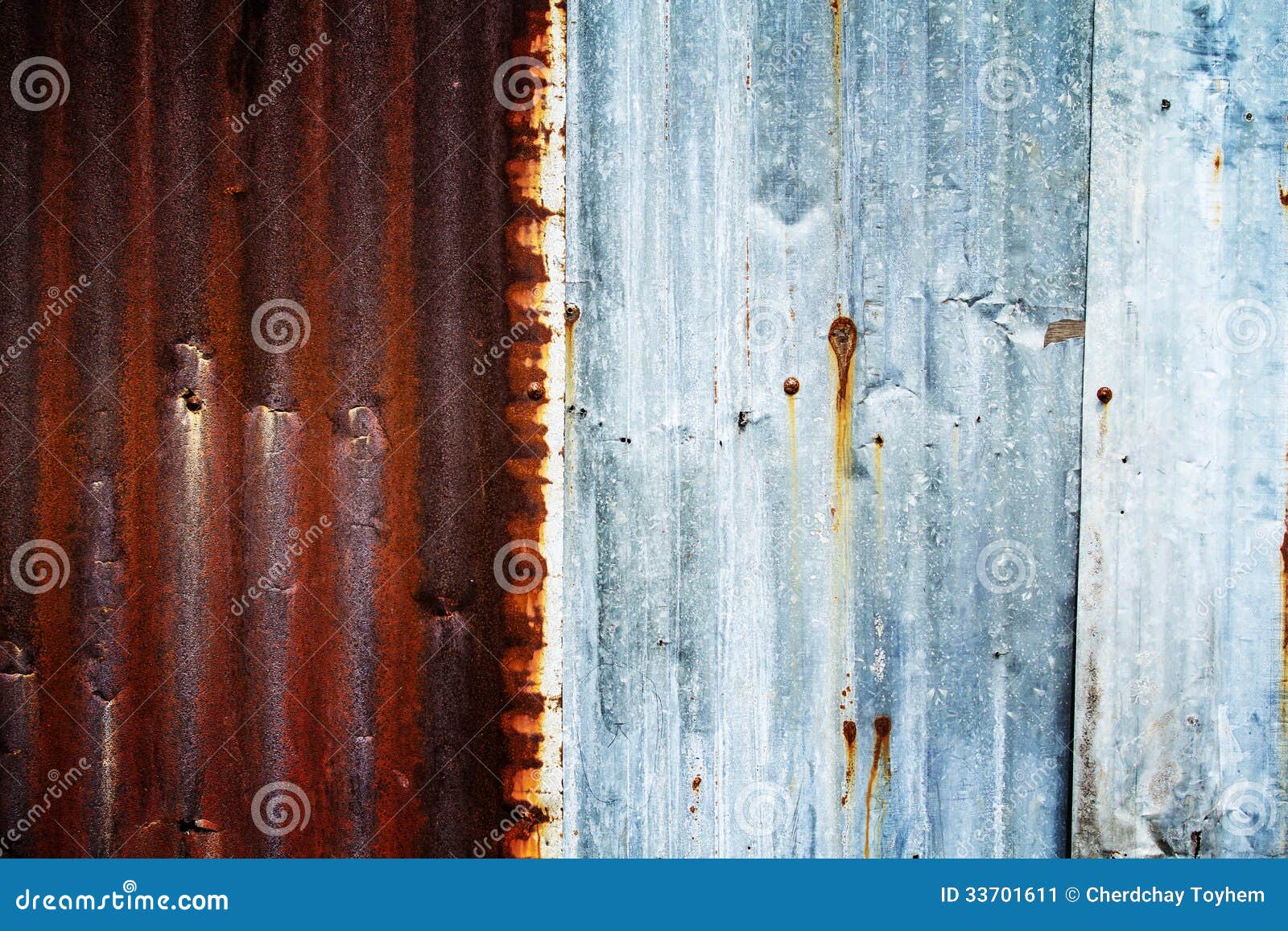 Rusty On Zinc Metal Plate Texture Stock Image | CartoonDealer.com #33701611