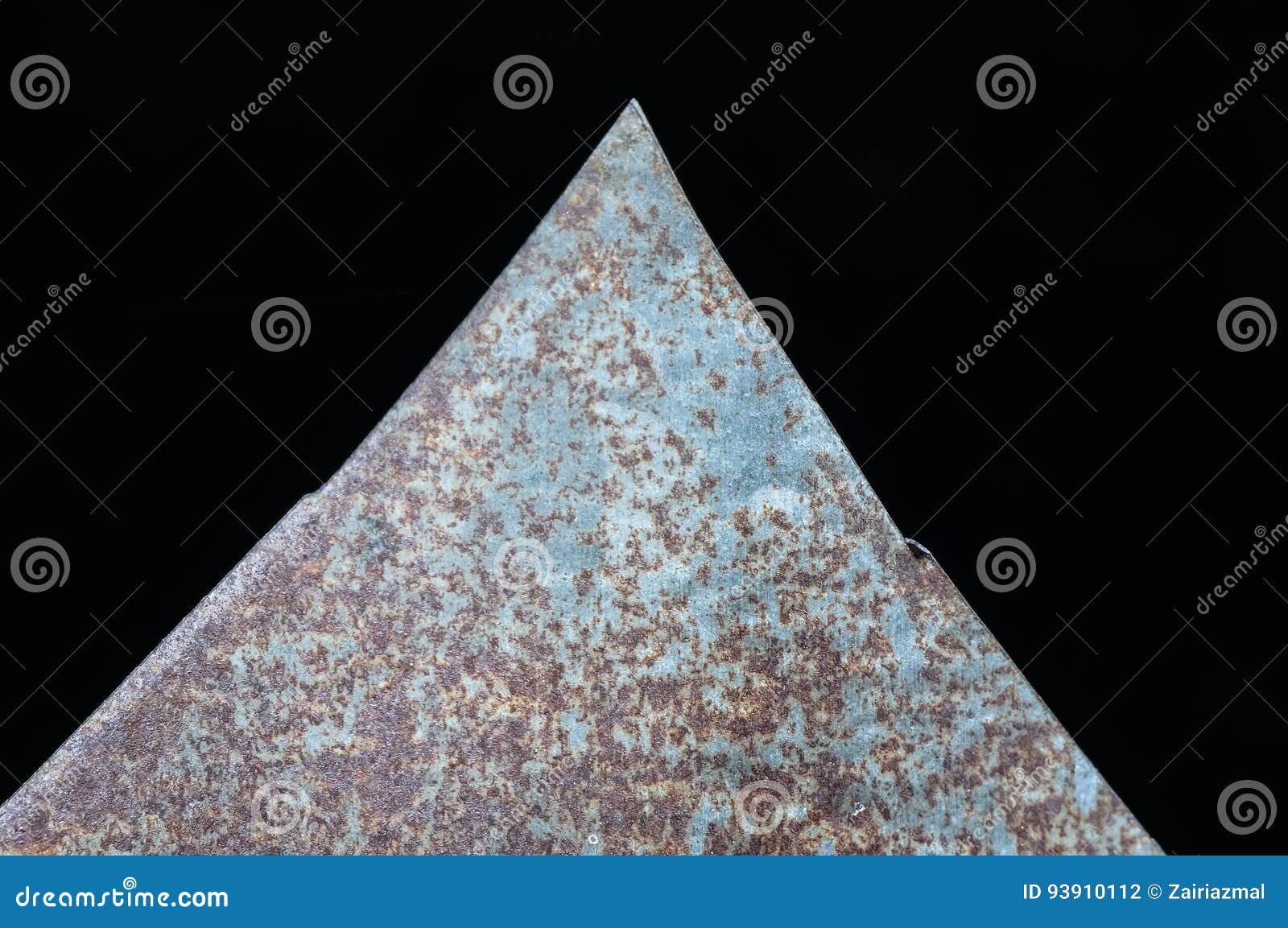 Rusty zink stock photo. Image of sharp, view, danger - 93910112