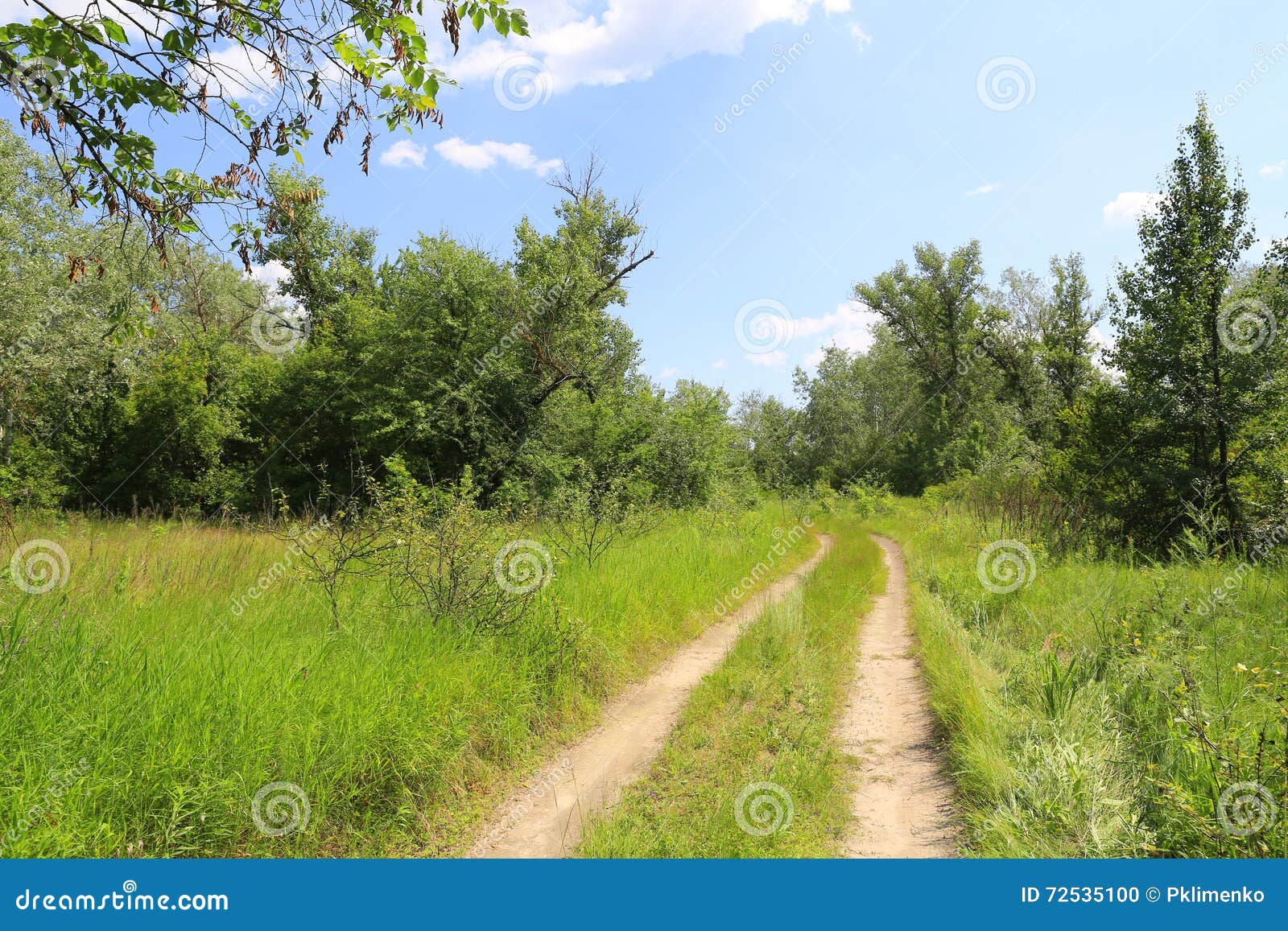 Rut road in steppe stock photo. Image of cloudscape, travel - 72535100