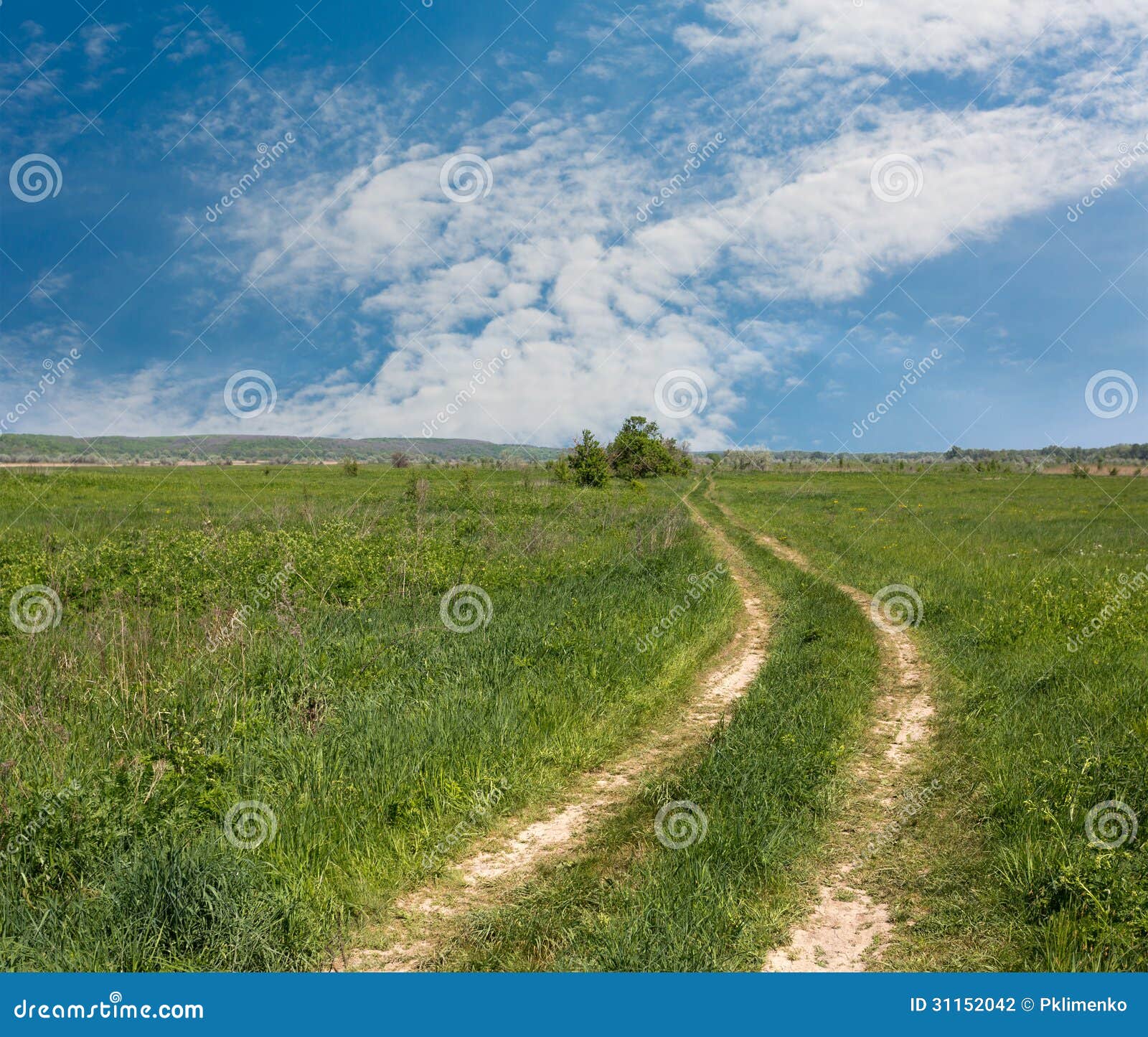 Rut road in steppe stock photo. Image of land, earth - 31152042