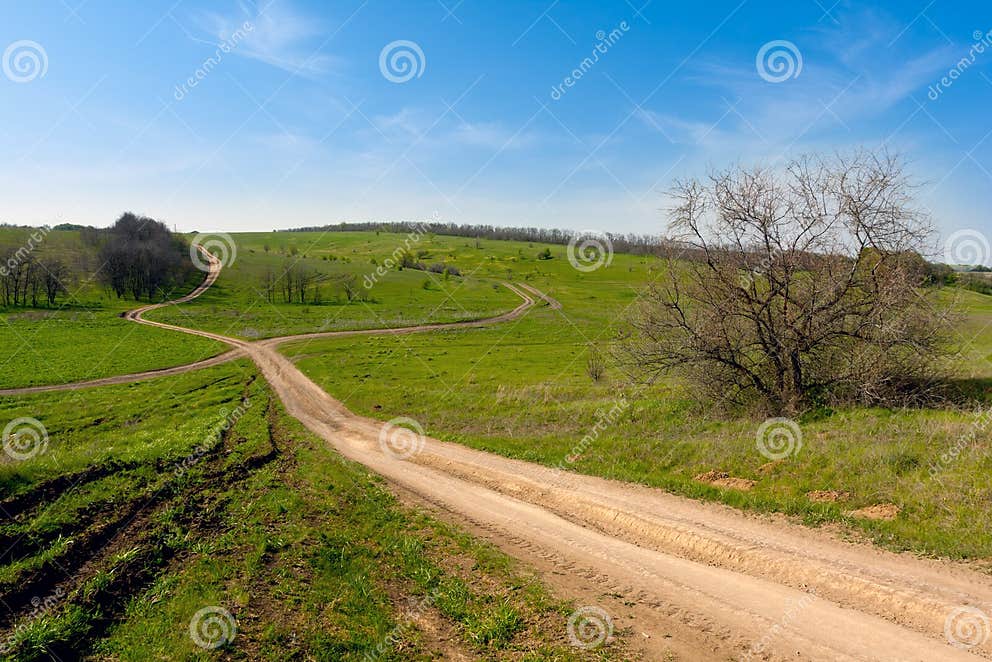 Rut roads stock photo. Image of landscape, artist, plant - 31052208