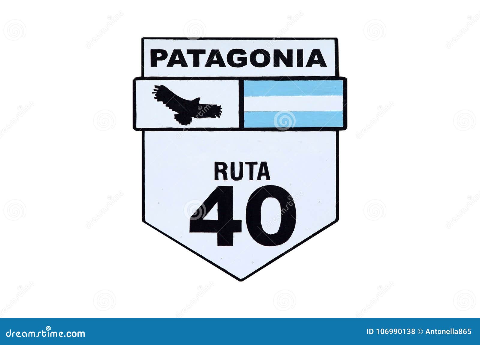 Ruta 40 en la Argentina foto de archivo. Imagen de america - 106990138
