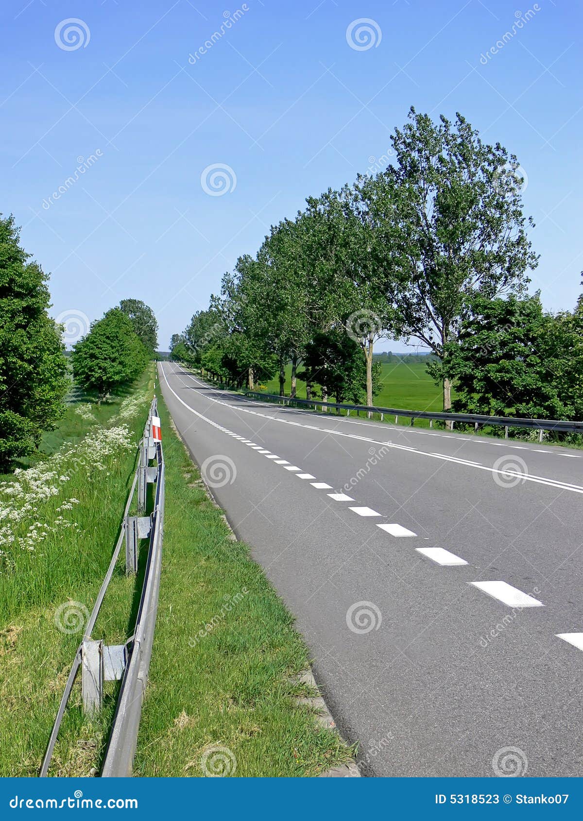 Ruta verde imagen de archivo. Imagen de rural, idilio - 5318523