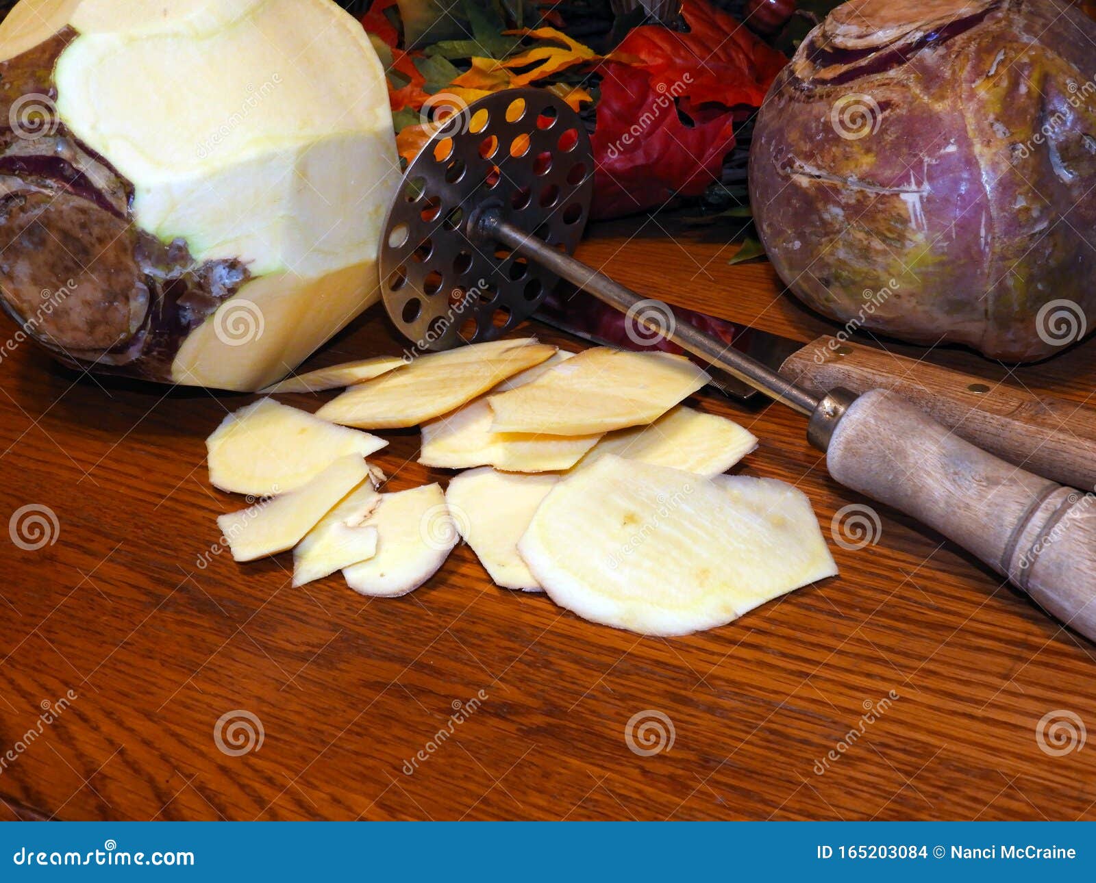 Rutabagas is a Root Vegetable Popular at Holiday Dinners Stock Photo ...