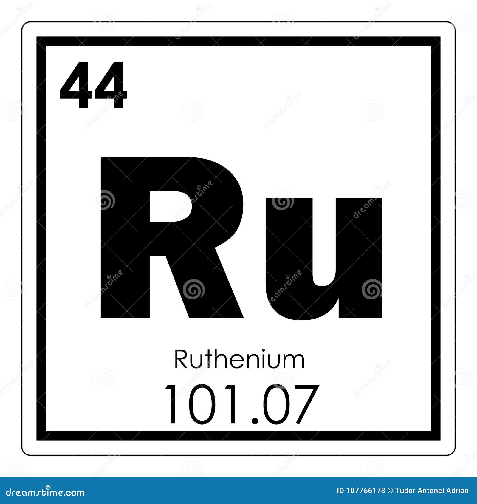 Ruthenium chemical element stock illustration. Illustration of science ... Ruthenium chemical element stock illustration. Illustration of science ...