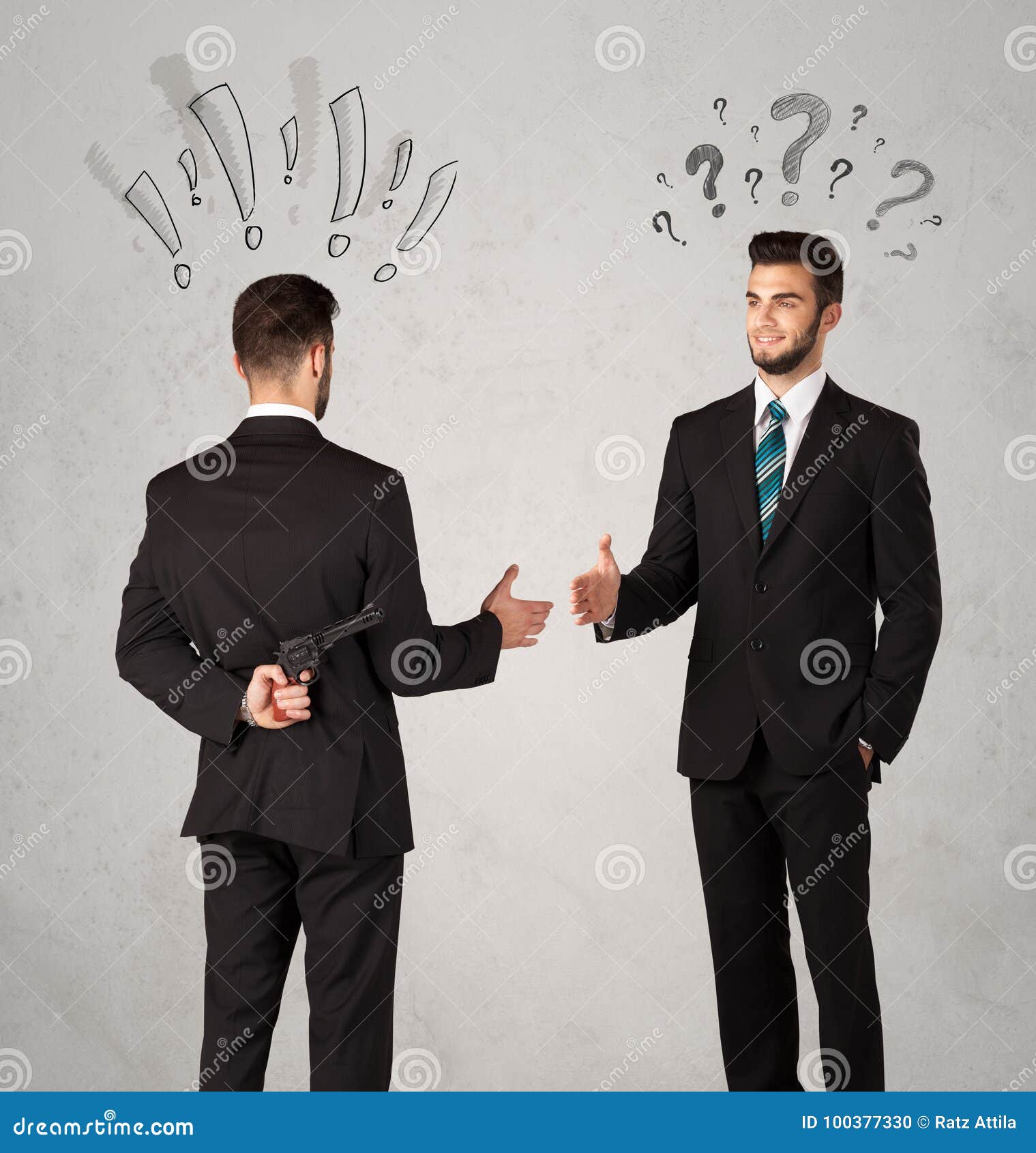 Ruthless Business Handshake Stock Photo - Image of agreement, killer ...