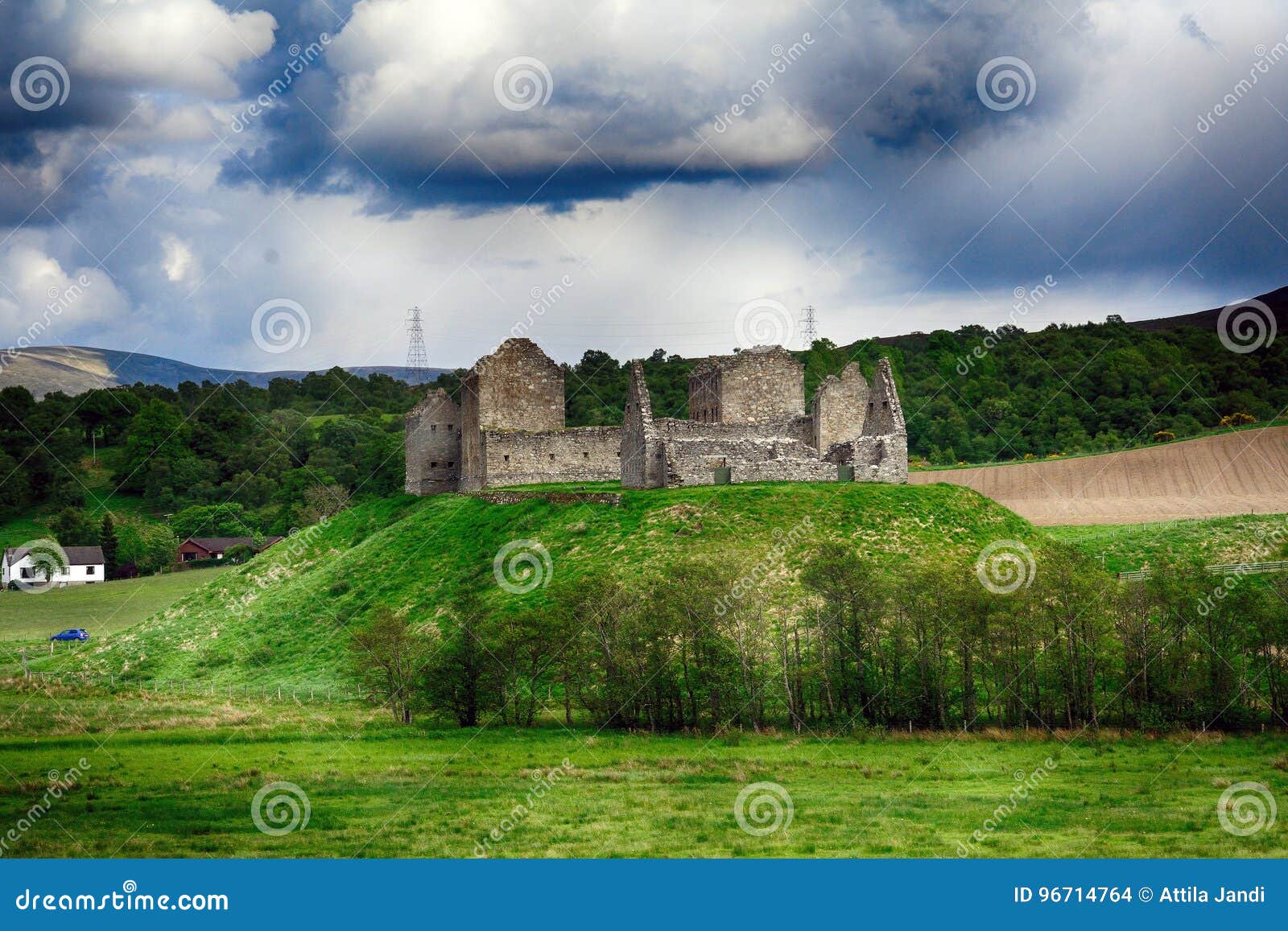 Ruthven Barracks, Scotland stock photo. Image of risingn - 96714764