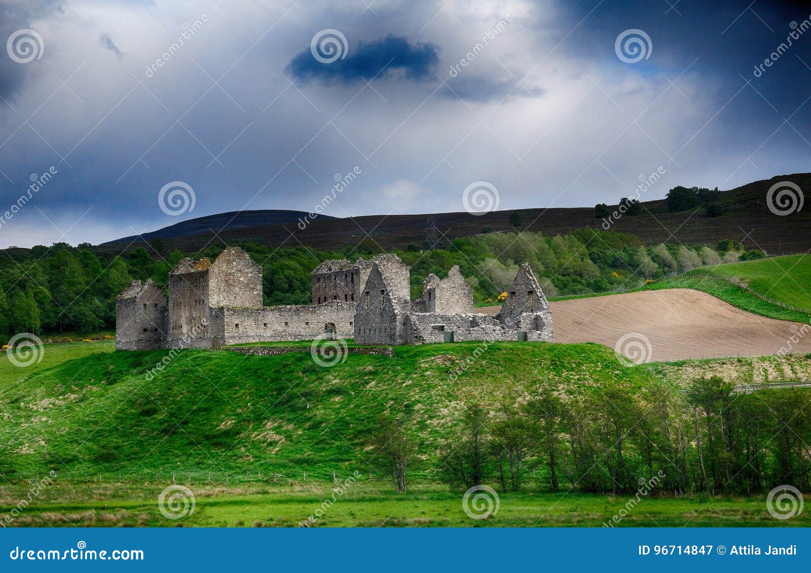 Ruthven Barracks, Scotland stock image. Image of heritage - 96714847