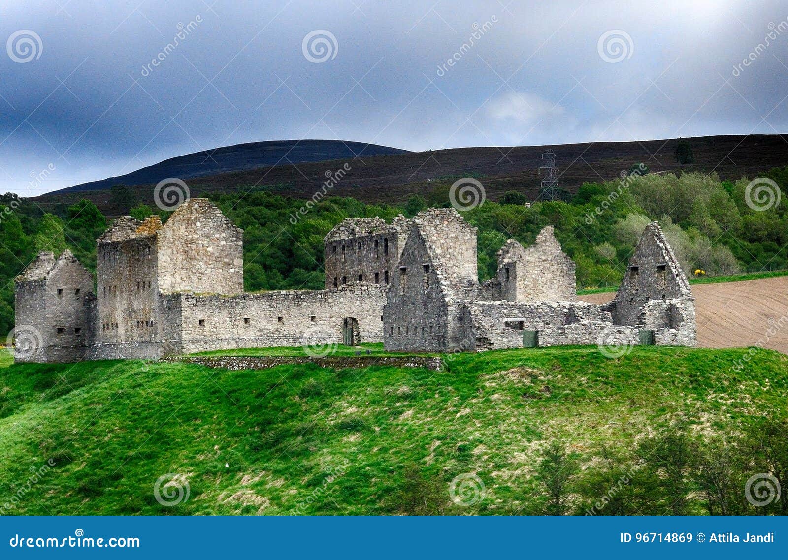 Ruthven Barracks, Scotland stock image. Image of edinburgh - 96714869