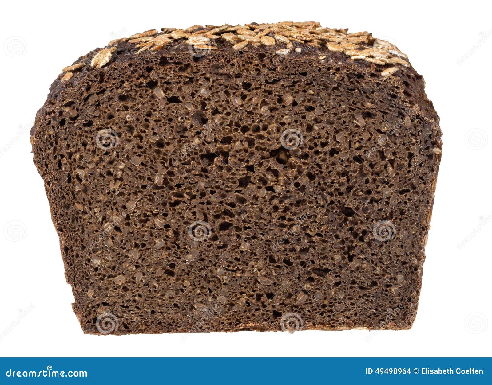 Ruw roggebrood stock foto. Image of koolhydraten, geïsoleerd - 49498964