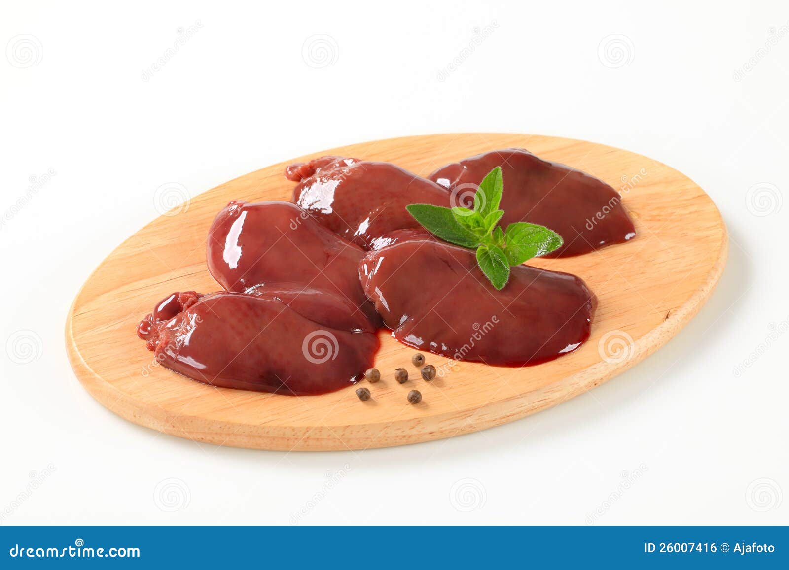 Ruwe kippenlever stock foto. Image of afval, ovaal, ongekookt - 26007416