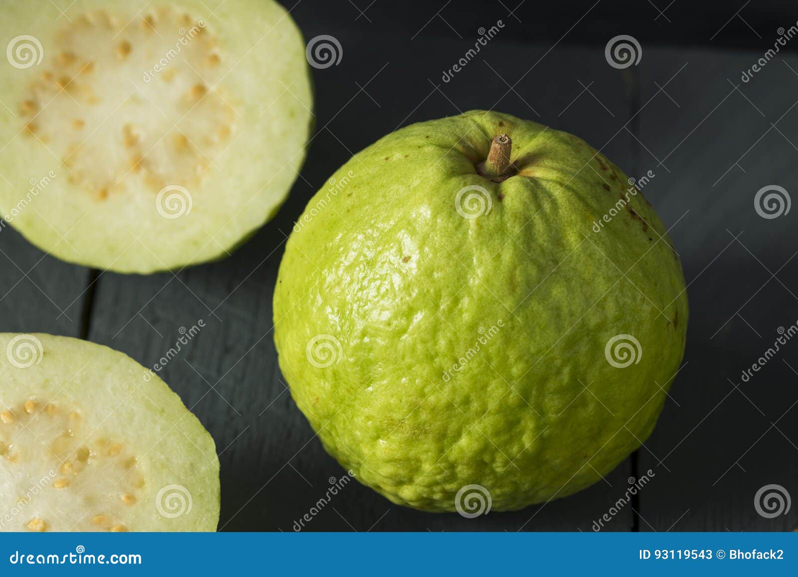 Ruwe Organische Groene Grote Guave Stock Afbeelding - Image of heerlijk ...