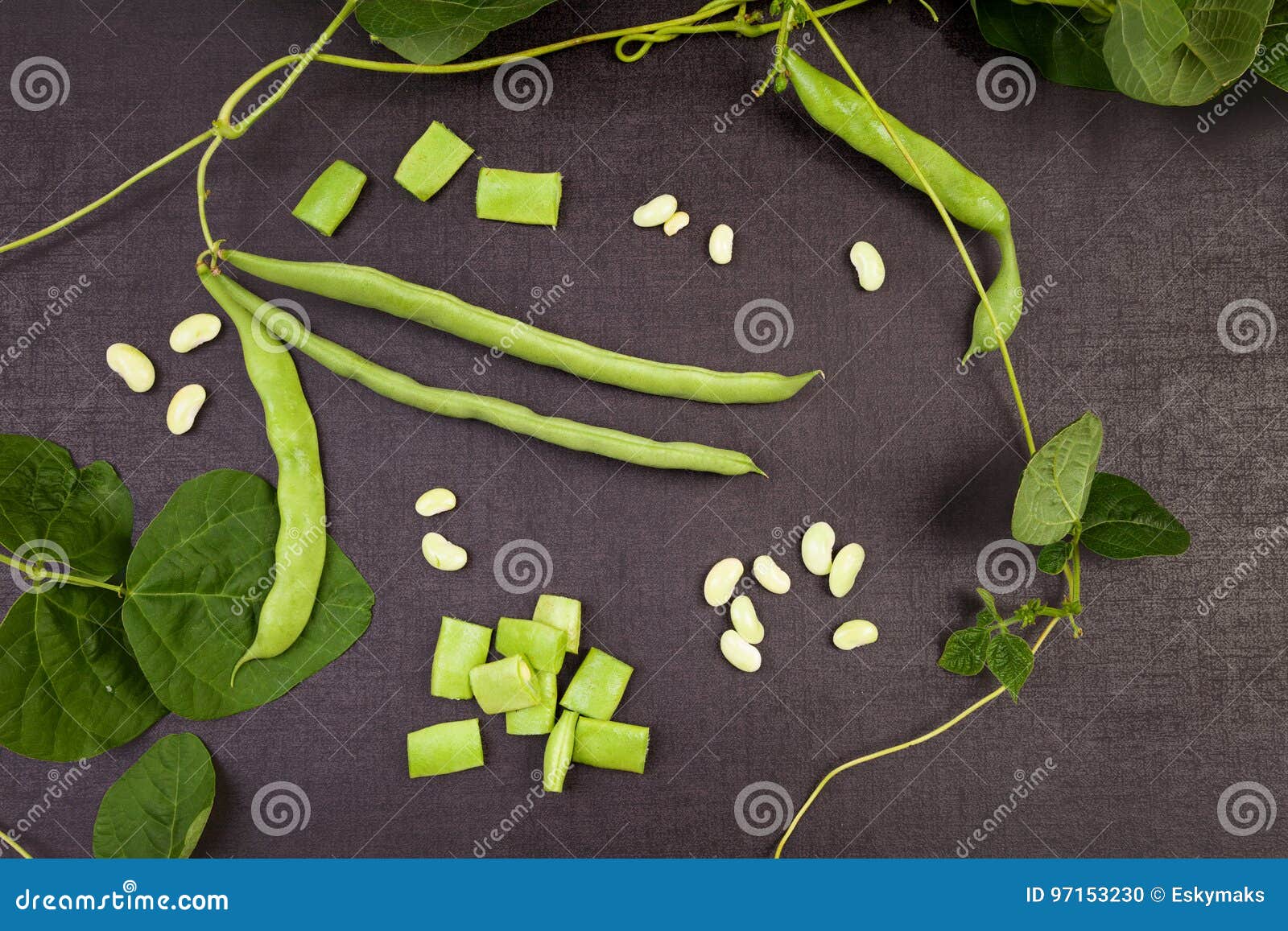 Ruwe snijbonen stock foto. Image of gezondheid, oogst - 97153230