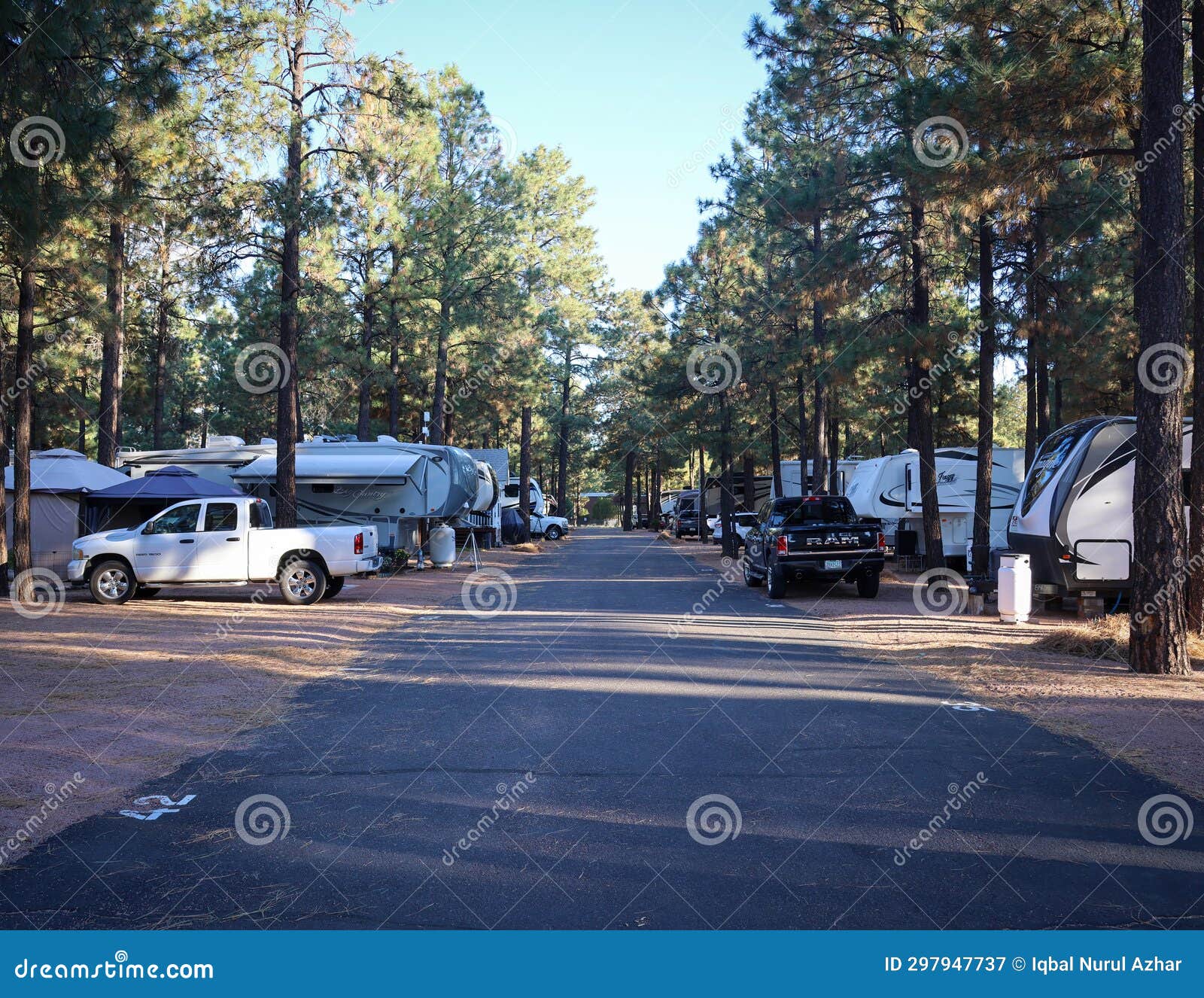 RV Camp at Heber Overgaard Arizona Editorial Photography - Image of ...