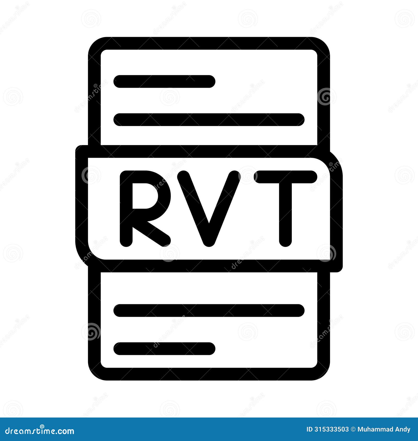 Rvt File Type Icons. Document Format Type Design Graphic Icon, with ...
