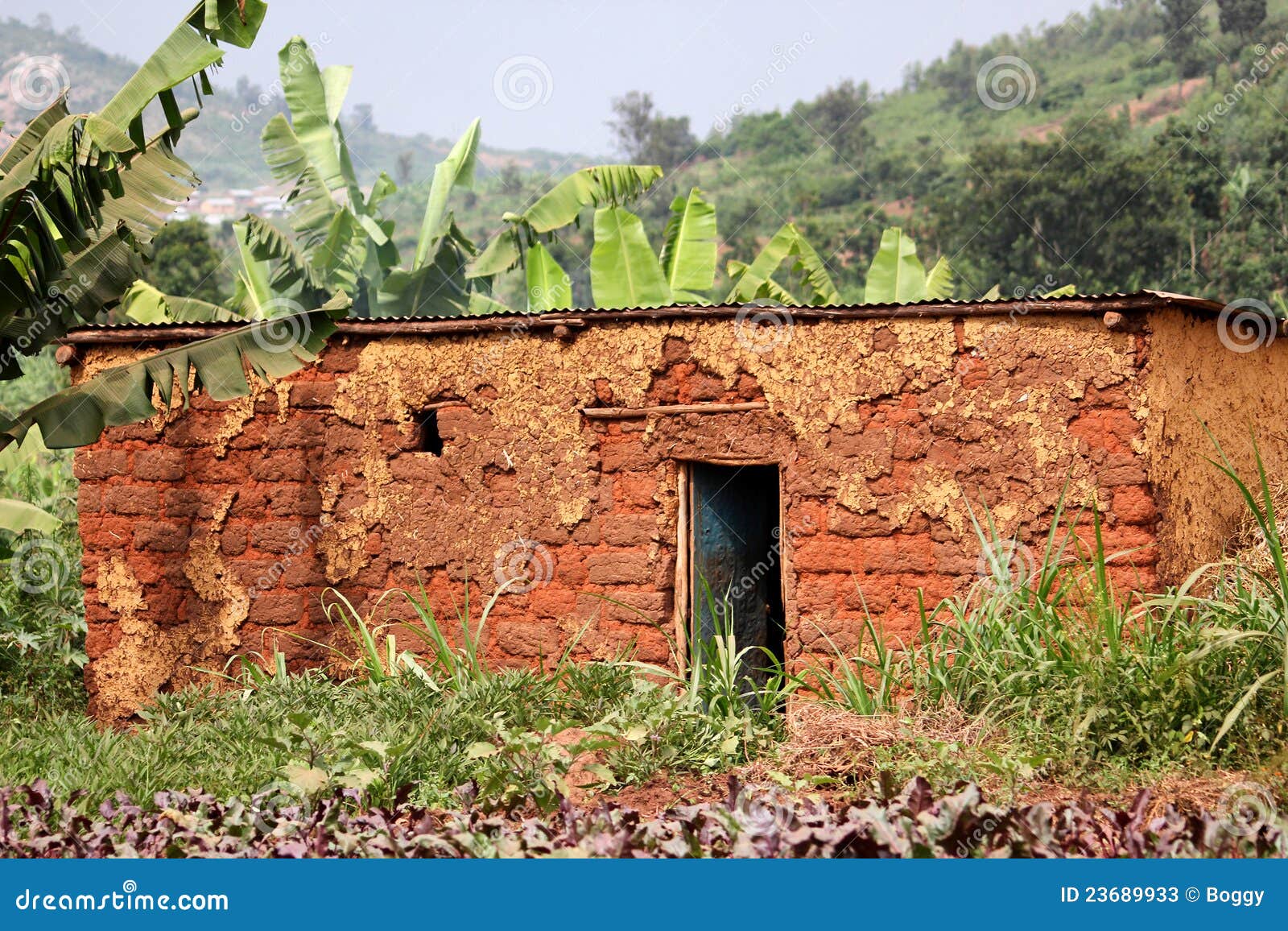 Rwanda stock image. Image of african, building, scene - 23689933