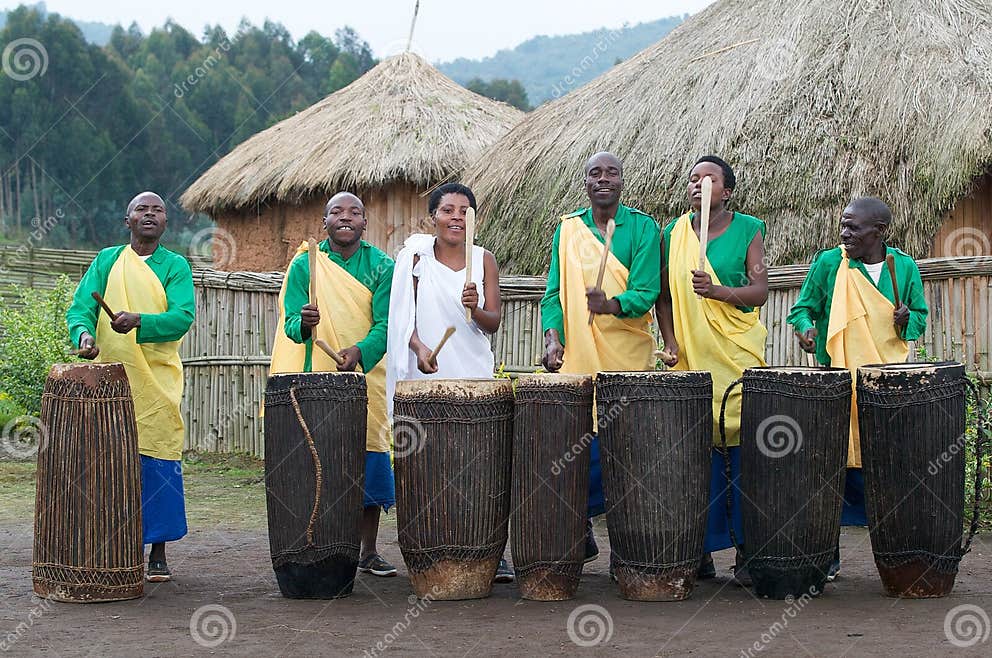 Rwanda drums editorial image. Image of africa, village - 19443485