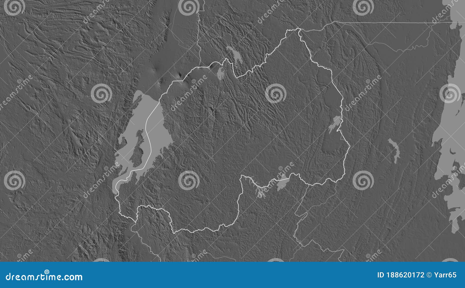 Rwanda - overview. Bilevel stock illustration. Illustration of travel ...