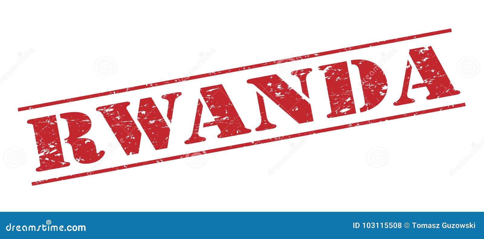 Rwanda stamp stock illustration. Illustration of icon - 103115508