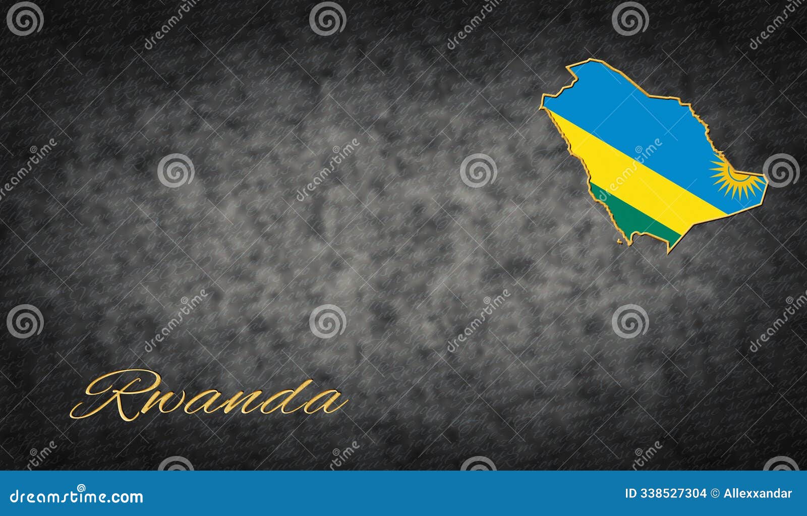 Rwanda Symbols, Map of Rwanda Stock Photo - Image of biodiversity ...