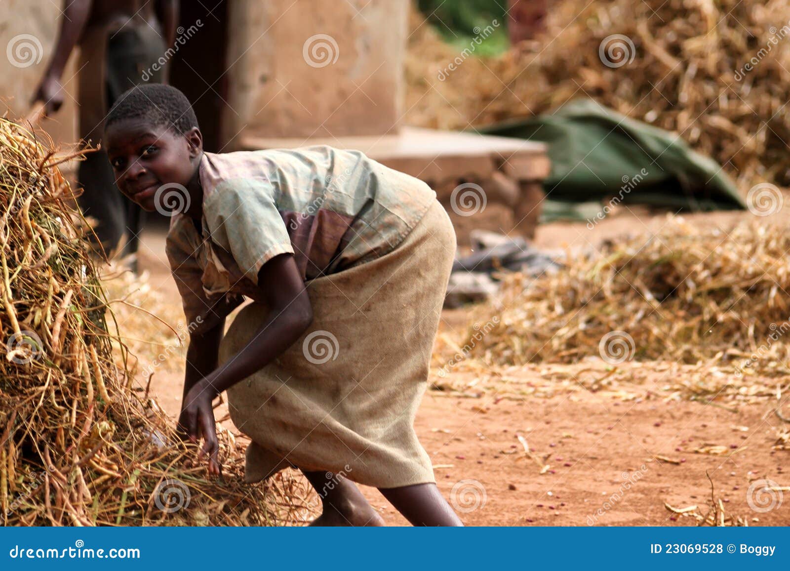Rwandan boy editorial stock photo. Image of village, people - 23069528