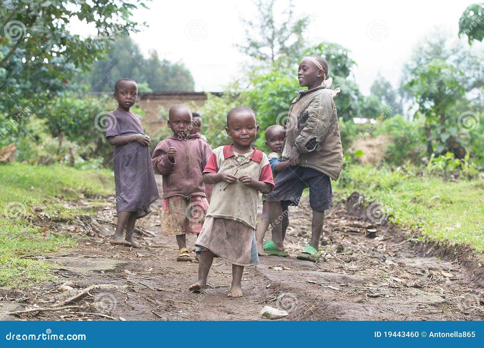 Rwandan children editorial image. Image of africa, tourism - 19443460