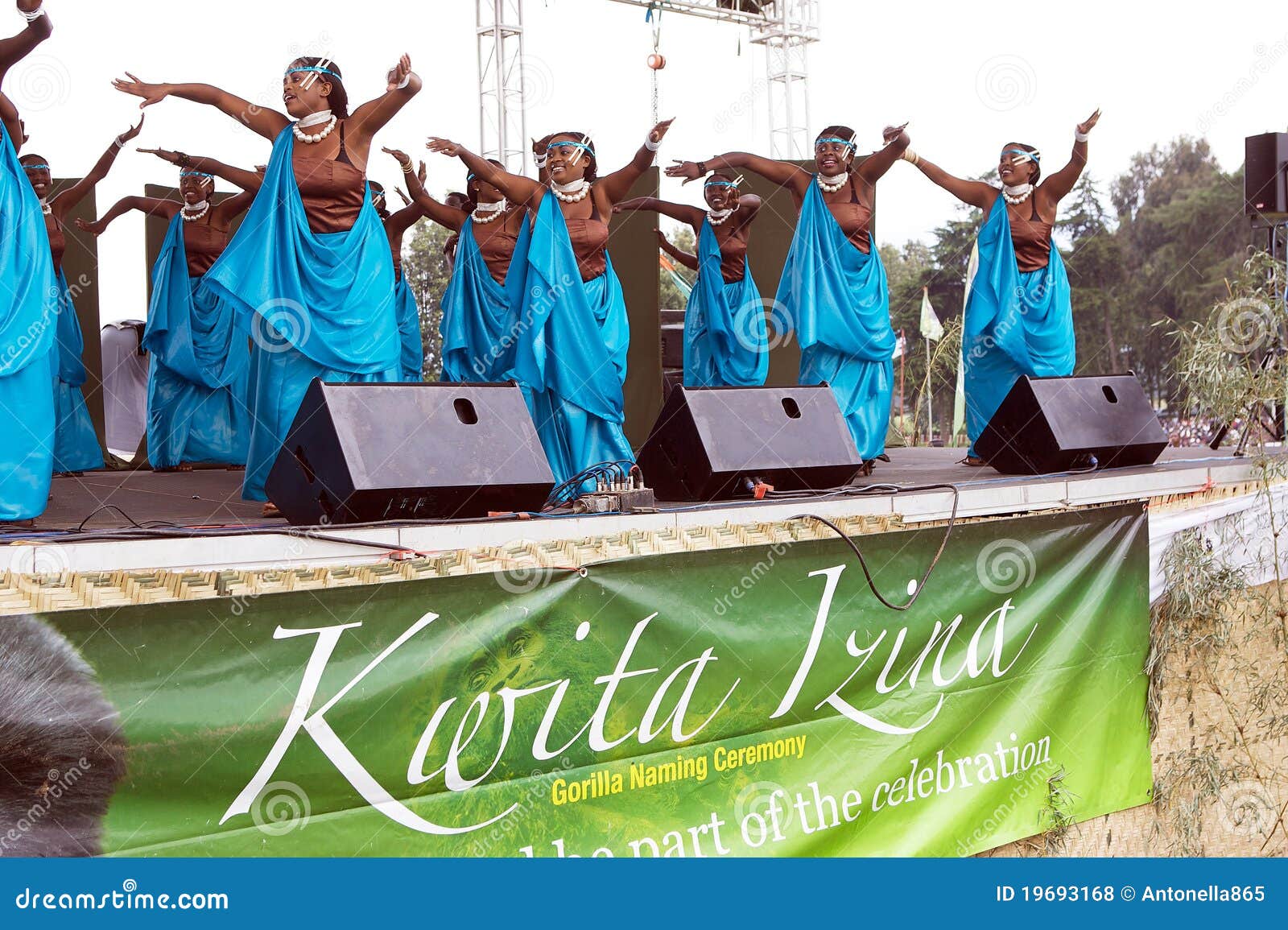 Rwandan dancers editorial stock photo. Image of rwanda - 19693168
