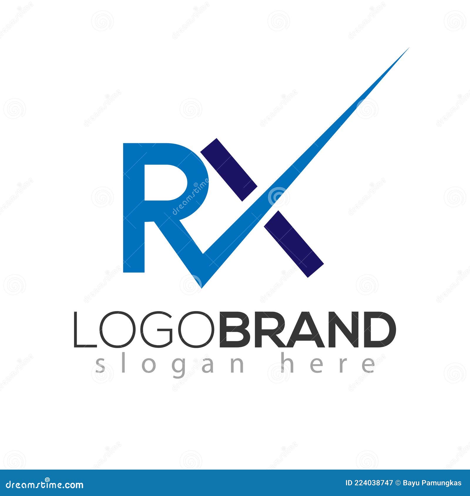 RX Initial Letter Logo Element. RX Medical Logo Template Stock ...
