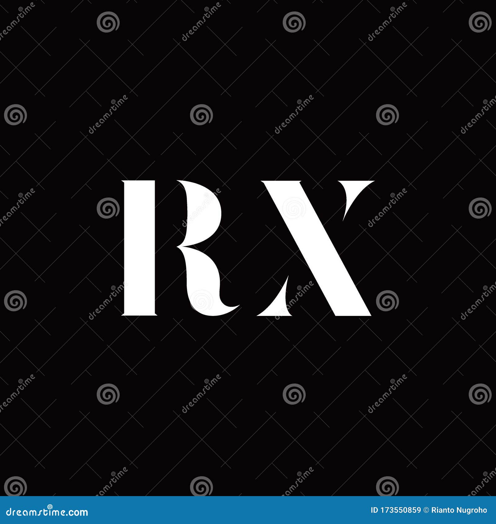 RX Logo Letter Initial Logo Designs Template Stock Vector ...