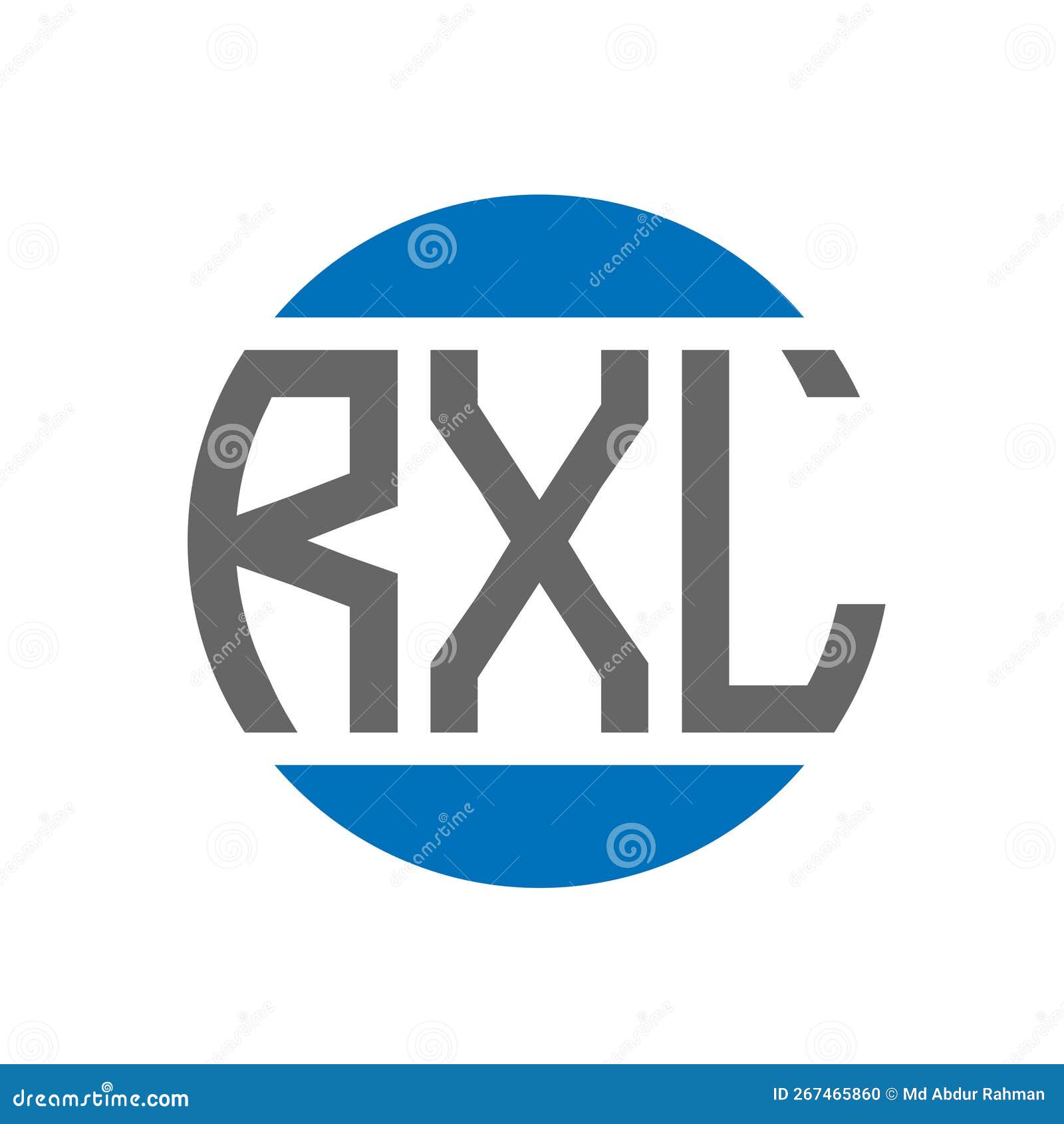 RXL Letter Logo Design on White Background. RXL Creative Initials ...