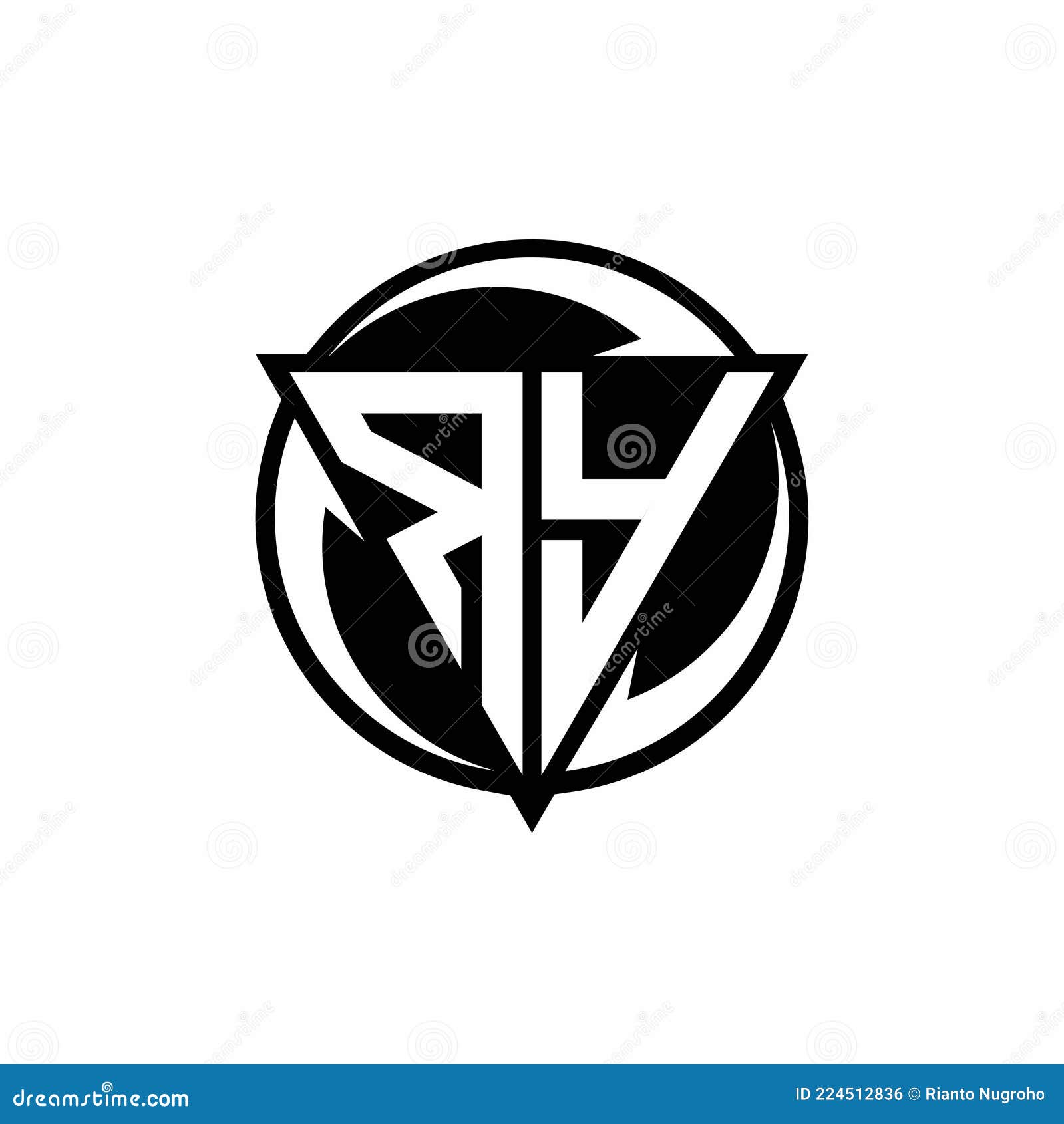 RY Logo Monogram Design Template Stock Vector - Illustration of elegant ...