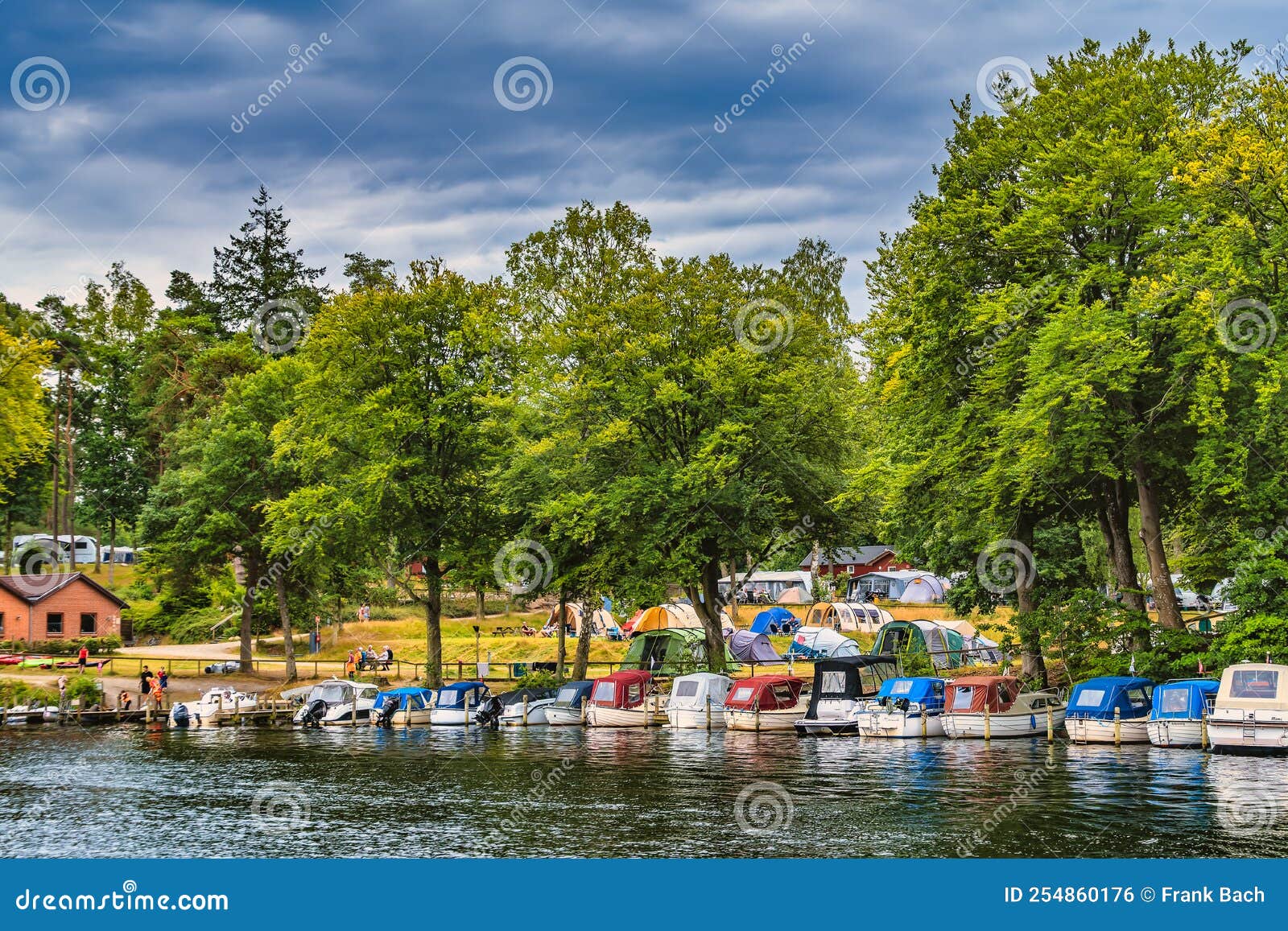 Ry Silkeborg Camping Grounds Skyttehuset in the Danish Lake District ...
