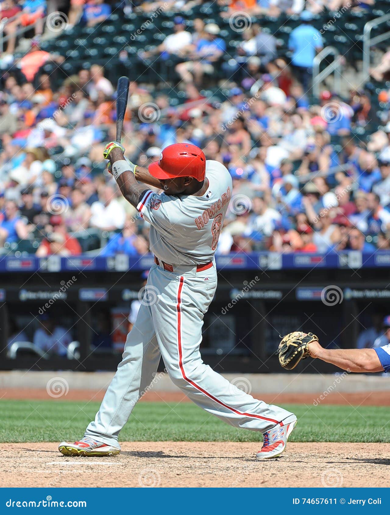 Ryan Howard editorial photo. Image of professional, double - 74657611