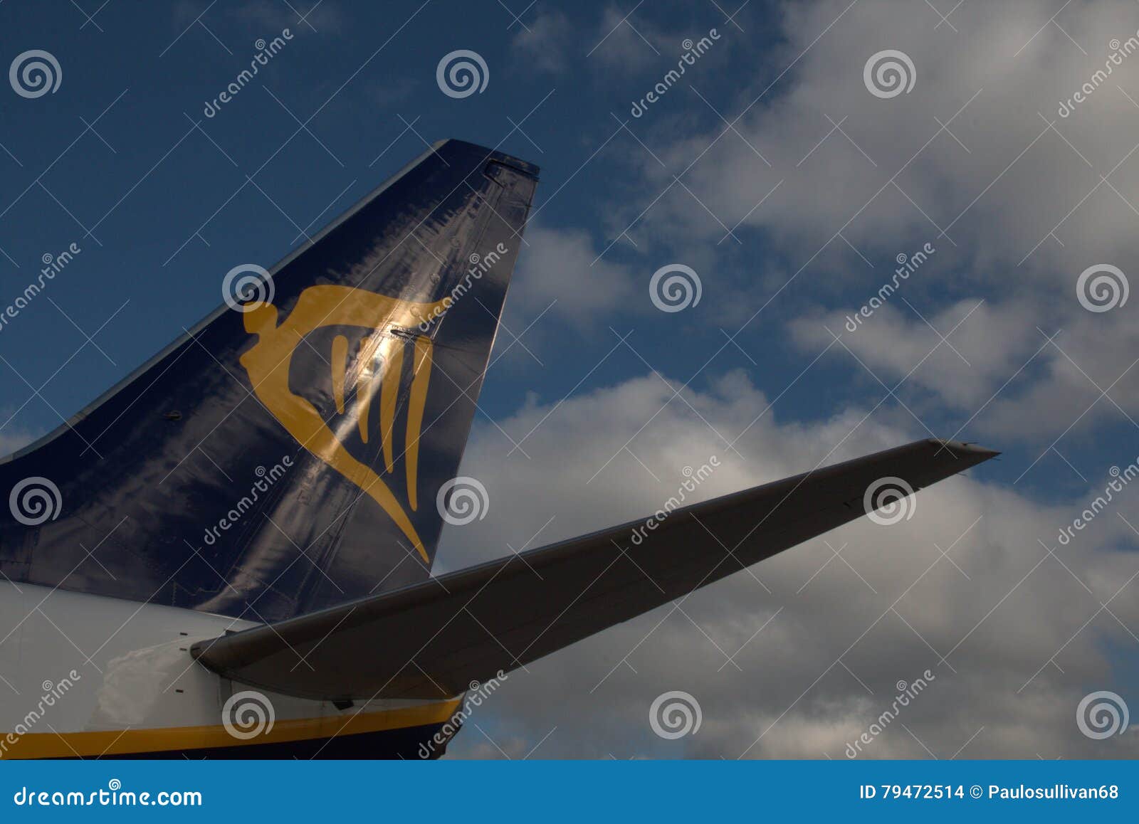 Ryanair Tail editorial stock image. Image of aviation - 79472514