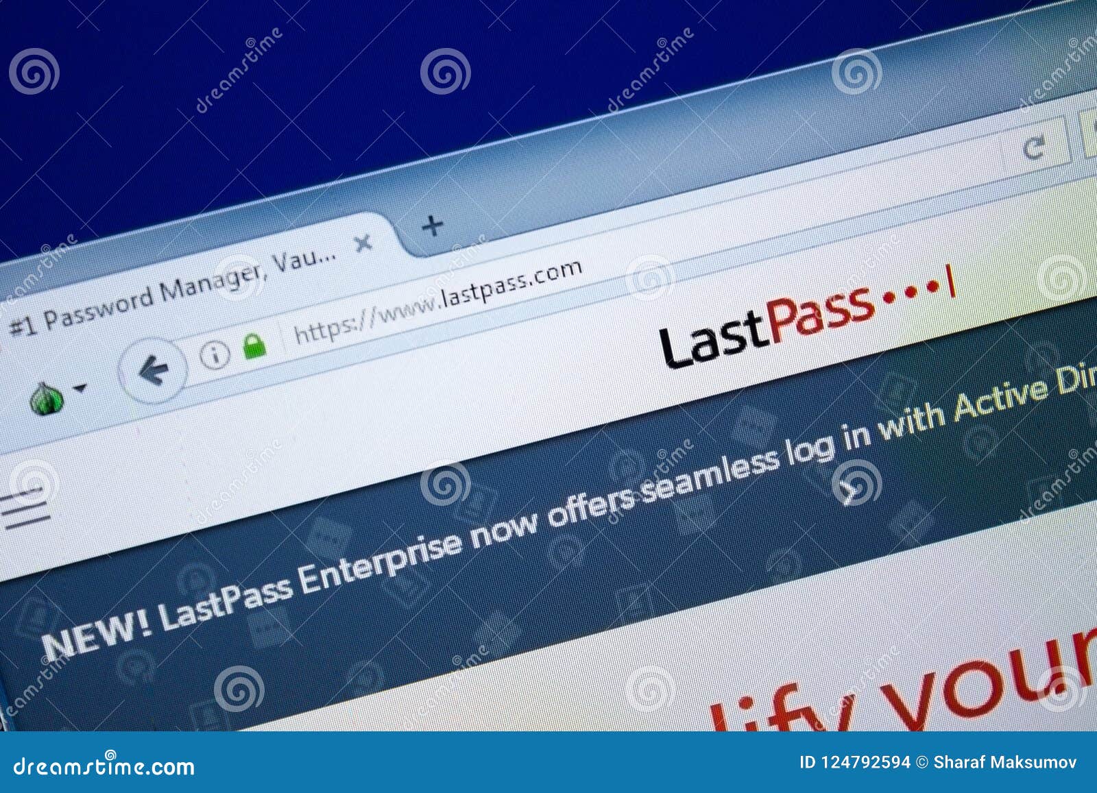 Ryazan, Russia - August 26, 2018: Homepage of Last Pass Website on the ... Ryazan, Russia - August 26, 2018: Homepage of Last Pass Website on the ...