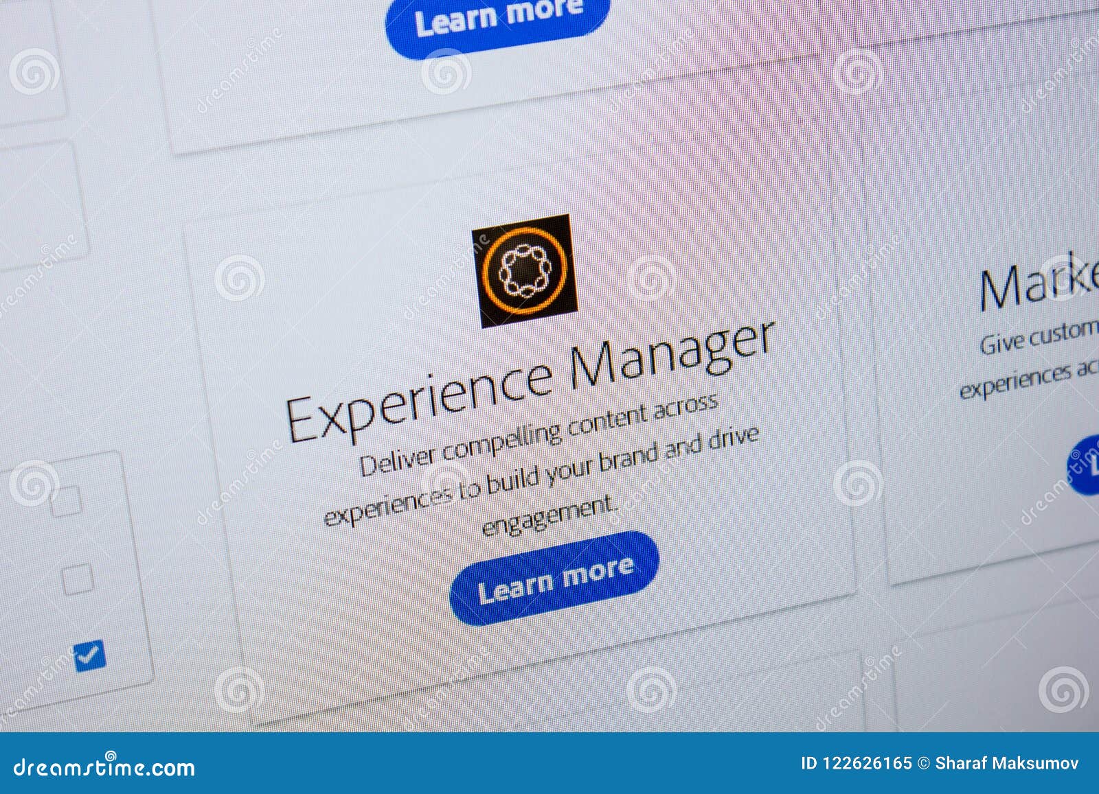 Ryazan, Russia - July 11, 2018: Adobe Experience Manager, Software Logo ...