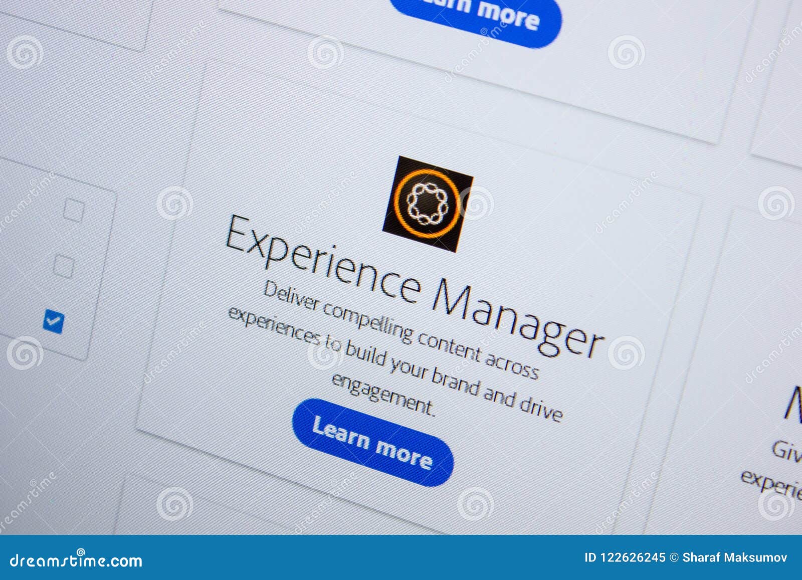 Ryazan, Russia - July 11, 2018: Adobe Experience Manager, Software Logo ...